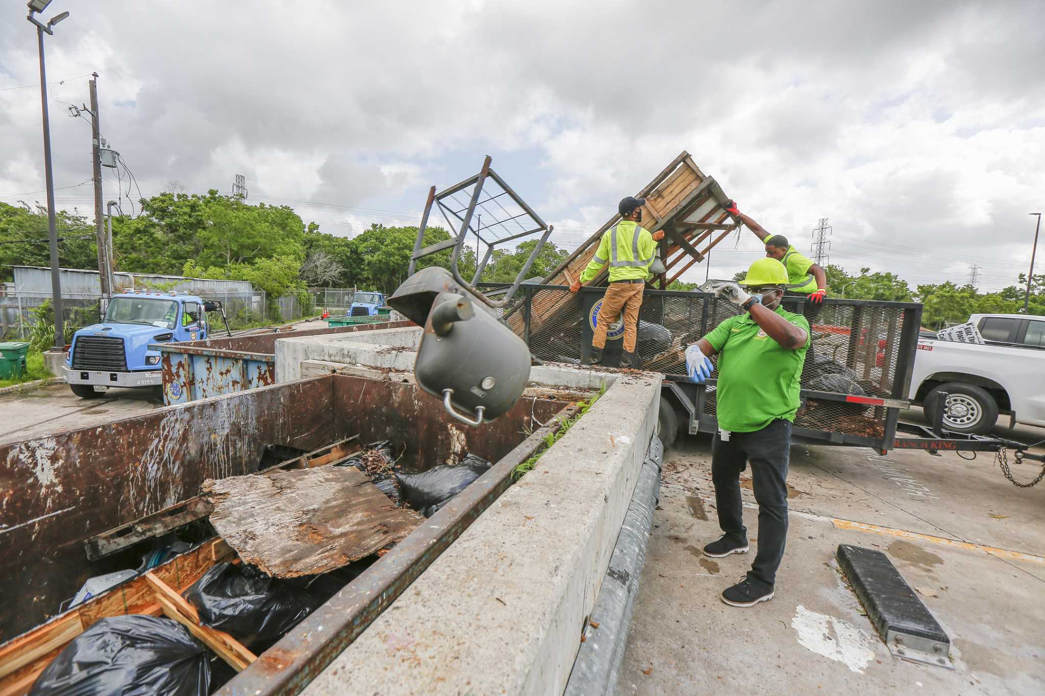 Find a Houston trash depository near you with our interactive map