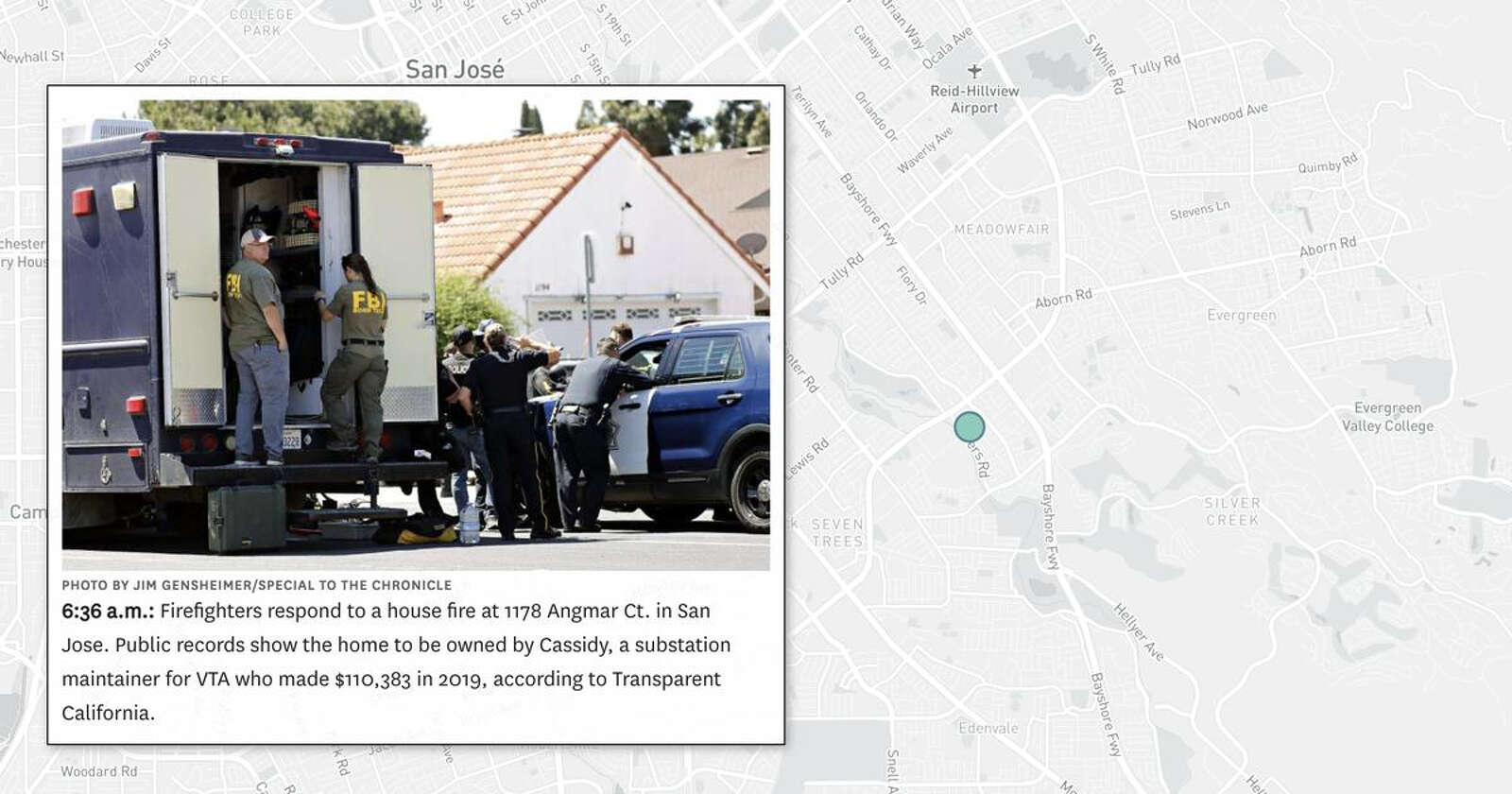 Maps Show Key Locations Details Of San Jose Mass Shooting
