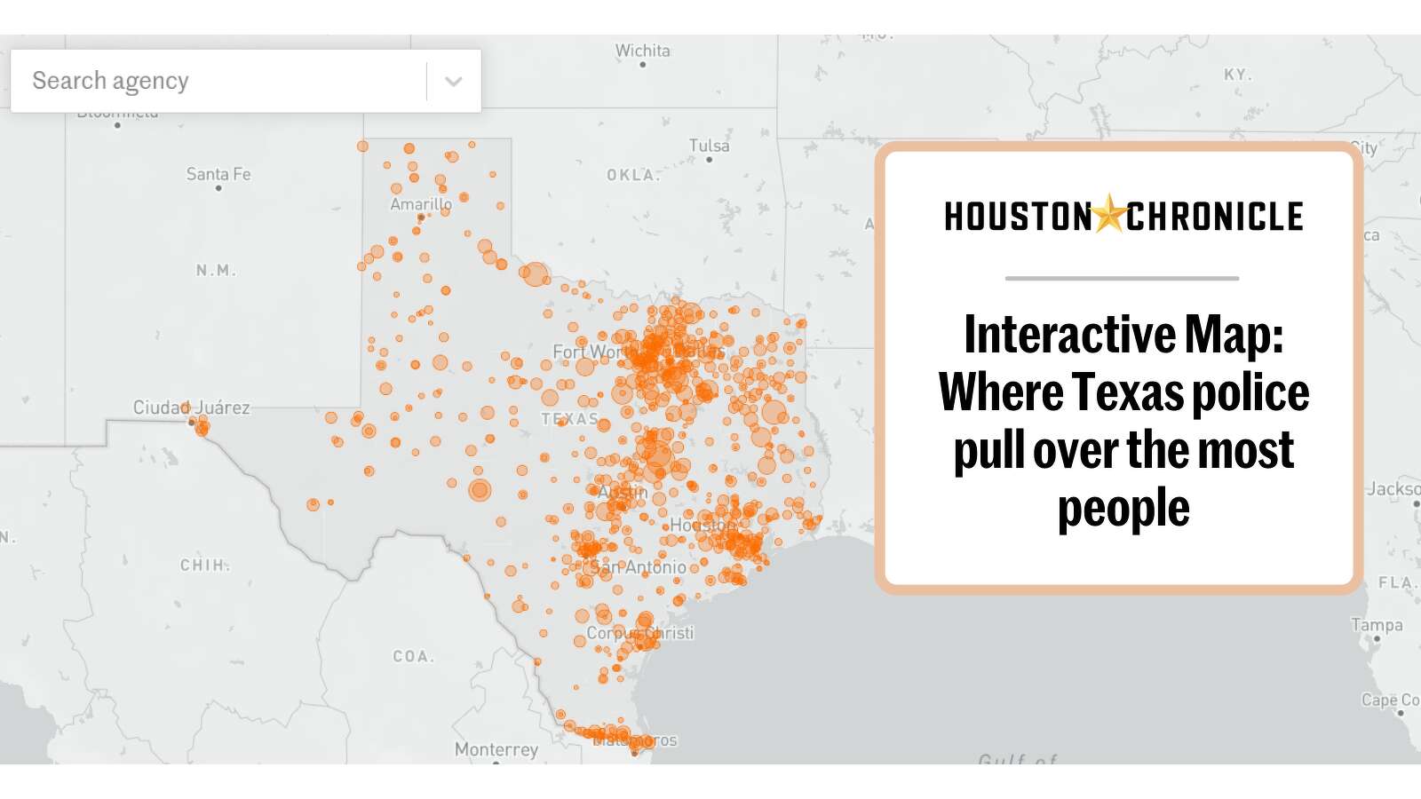 Do I live near an area with high traffic stops in Texas?