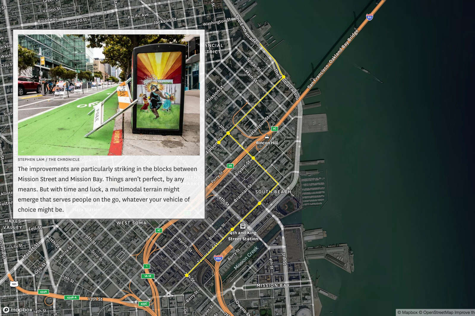 San Francisco’s downtown bike paths are being remade in the pandemic ...