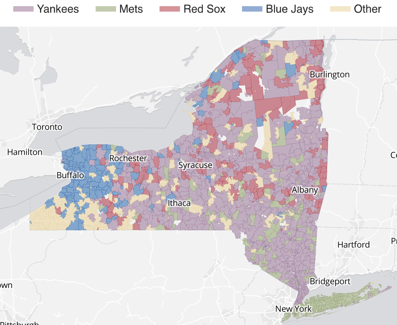 New York Yankees? Mets? Boston Red Sox? Which MLB team is most popular?