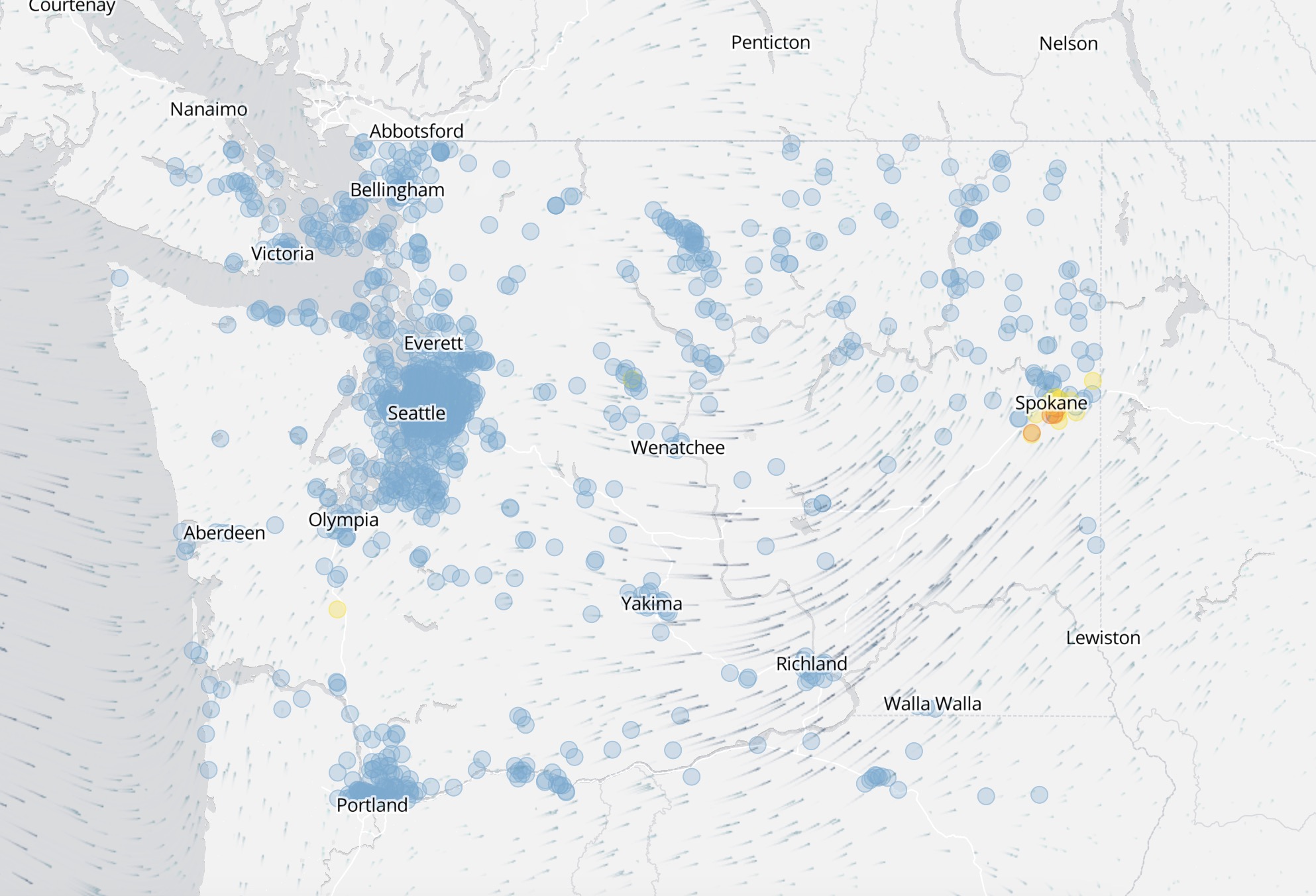Seattle Air Quality Map: See air quality near you