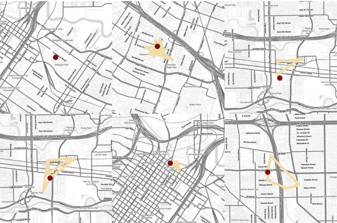 Maps show Houston’s homeless population face repeated HPD fines