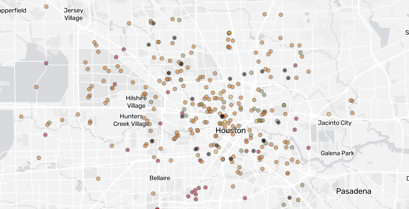 Houston road hazards after deadly storm: Search our map