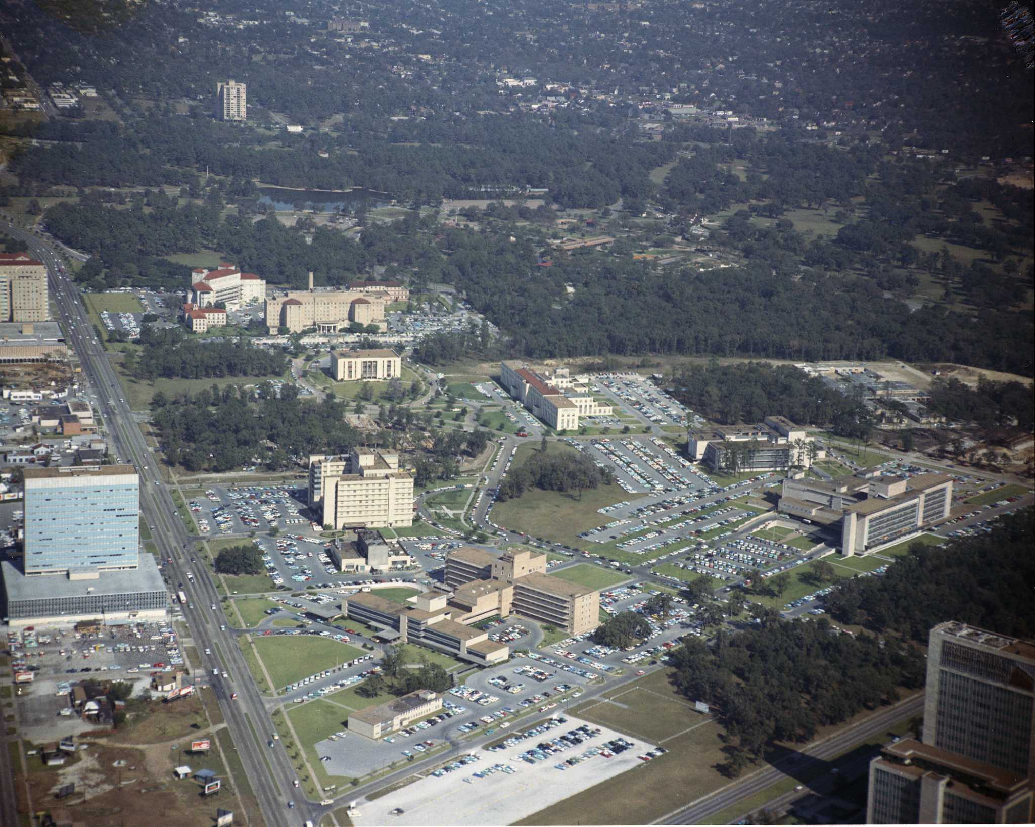 Texas Medical Center through the years, from 1925 through present day