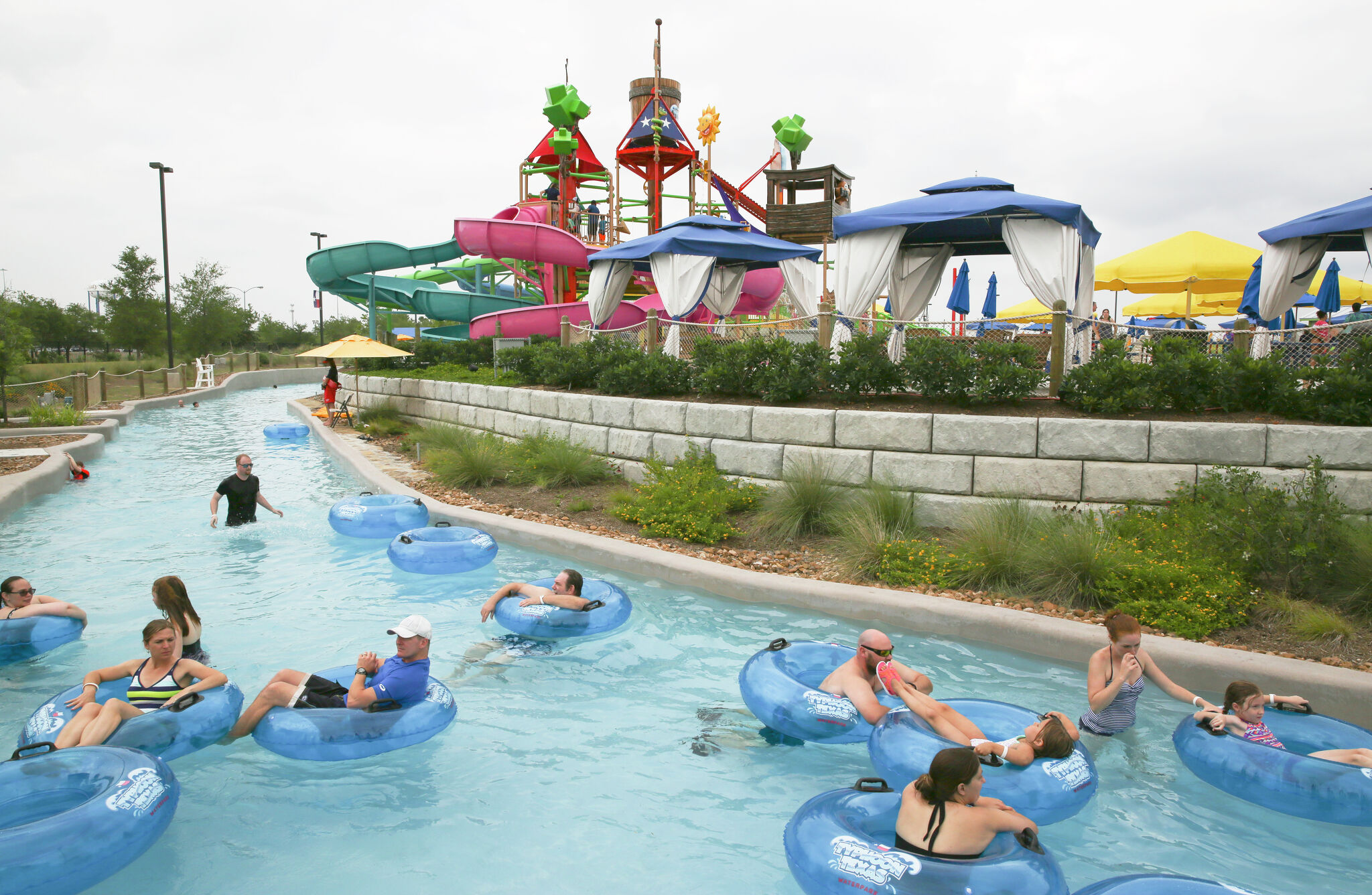Lazy rivers in Houston Texas area for summer 2024