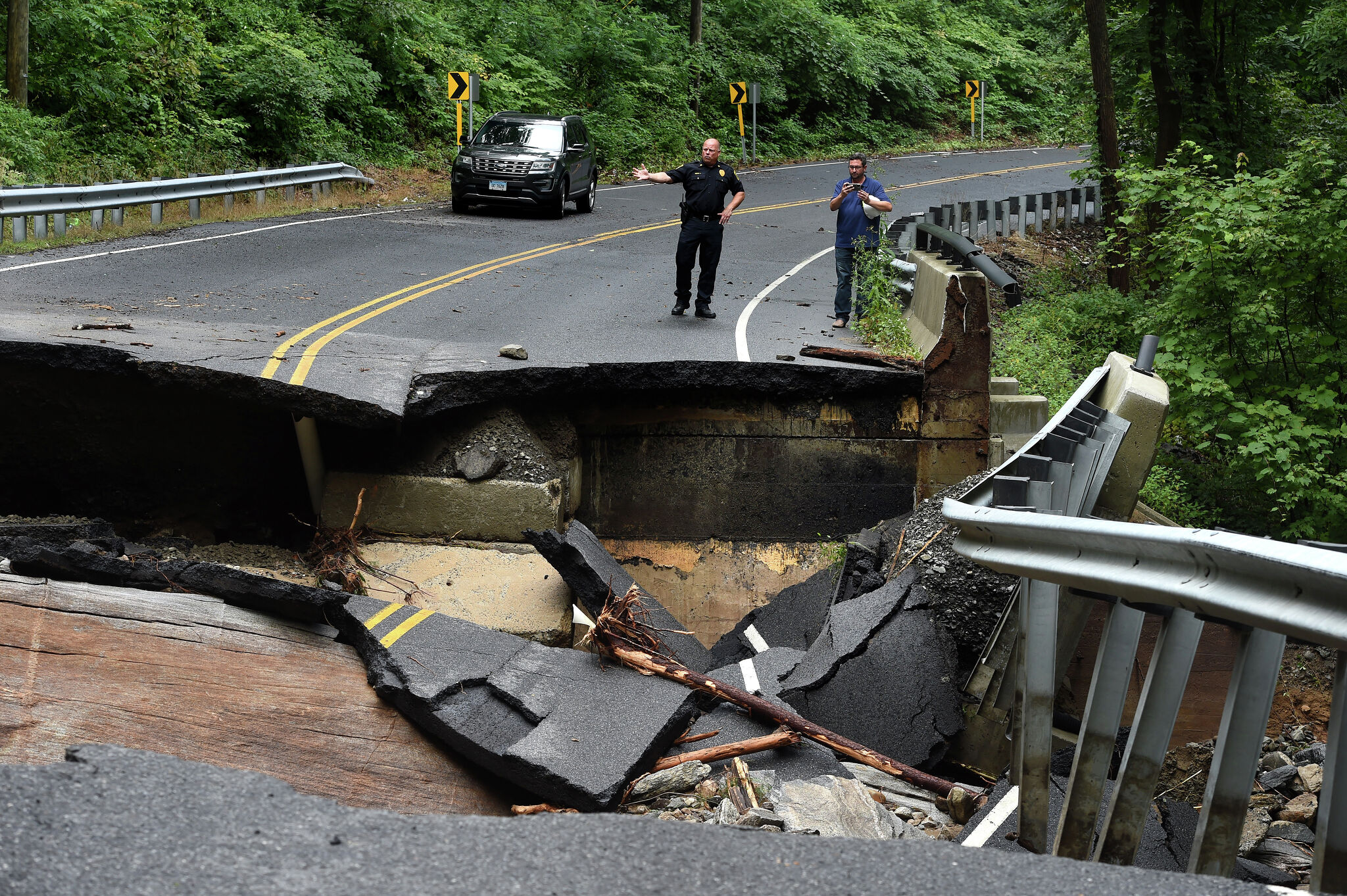 CT flooding: Dramatic scenes from some of the hardest hit areas