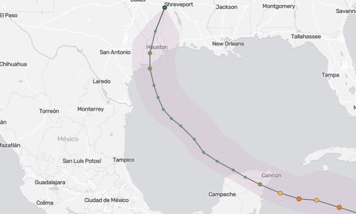 Texas Hurricane and Tropical Storm Tracker: Live weather updates