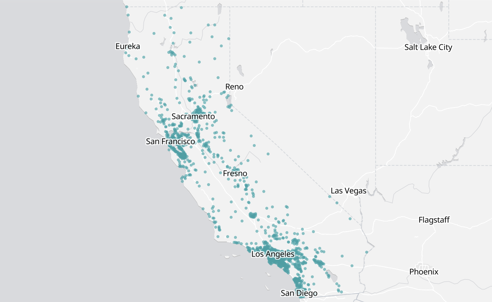 California property map 2024: Here's who owns every building