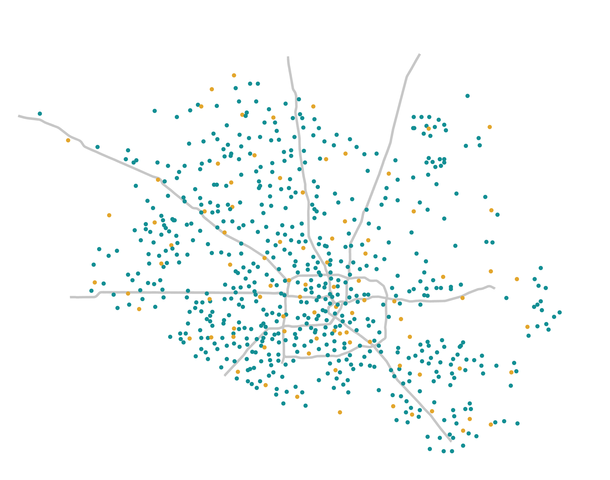 Harris County voting locations map for 2024 presidential election