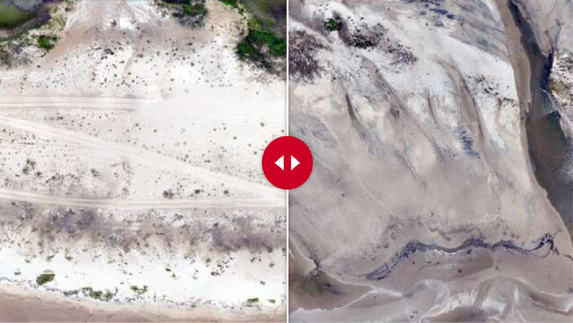 Hurricane Beryl reshaped Texas shoreline. See before and after