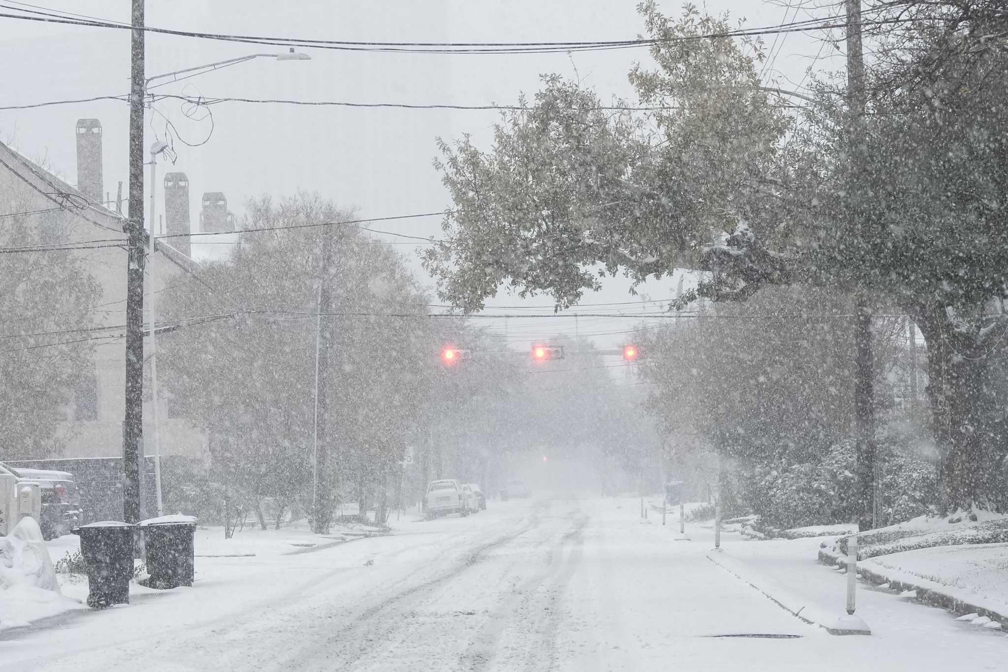 Photos: Historic winter storm blankets Houston in snow and ice