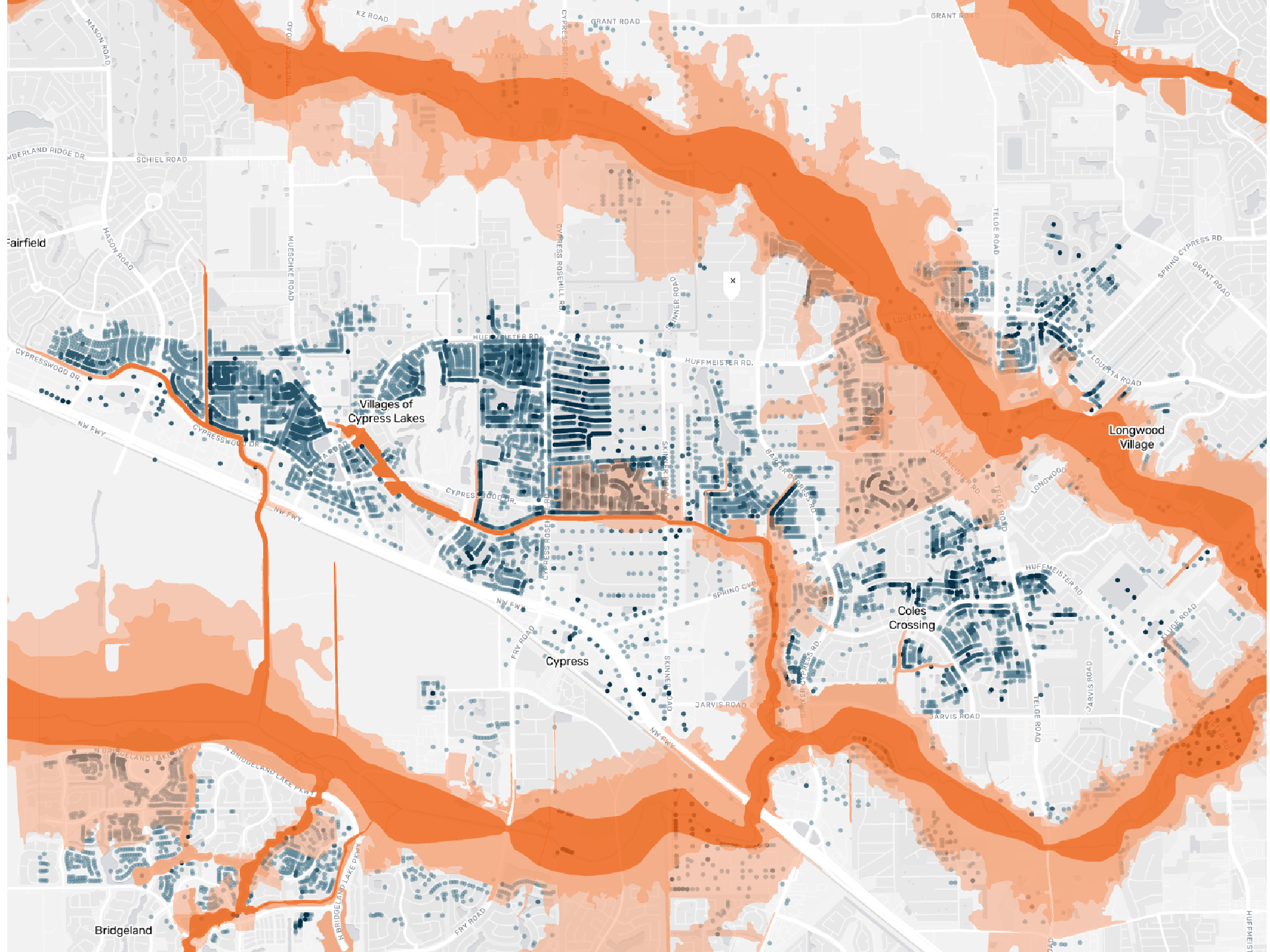 FEMA flood maps in Houston explained: See your home's flood risk