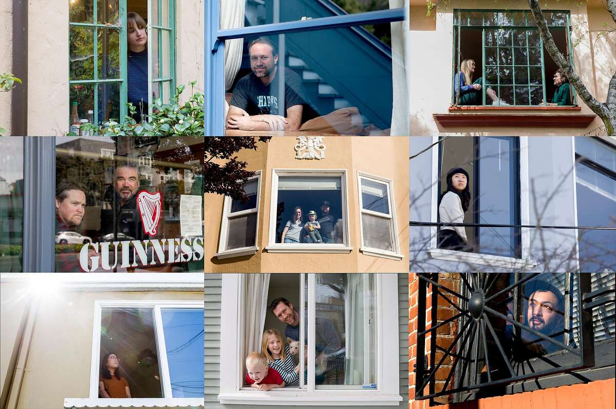 Photos of Bay Area residents peering through windows show we are united ...