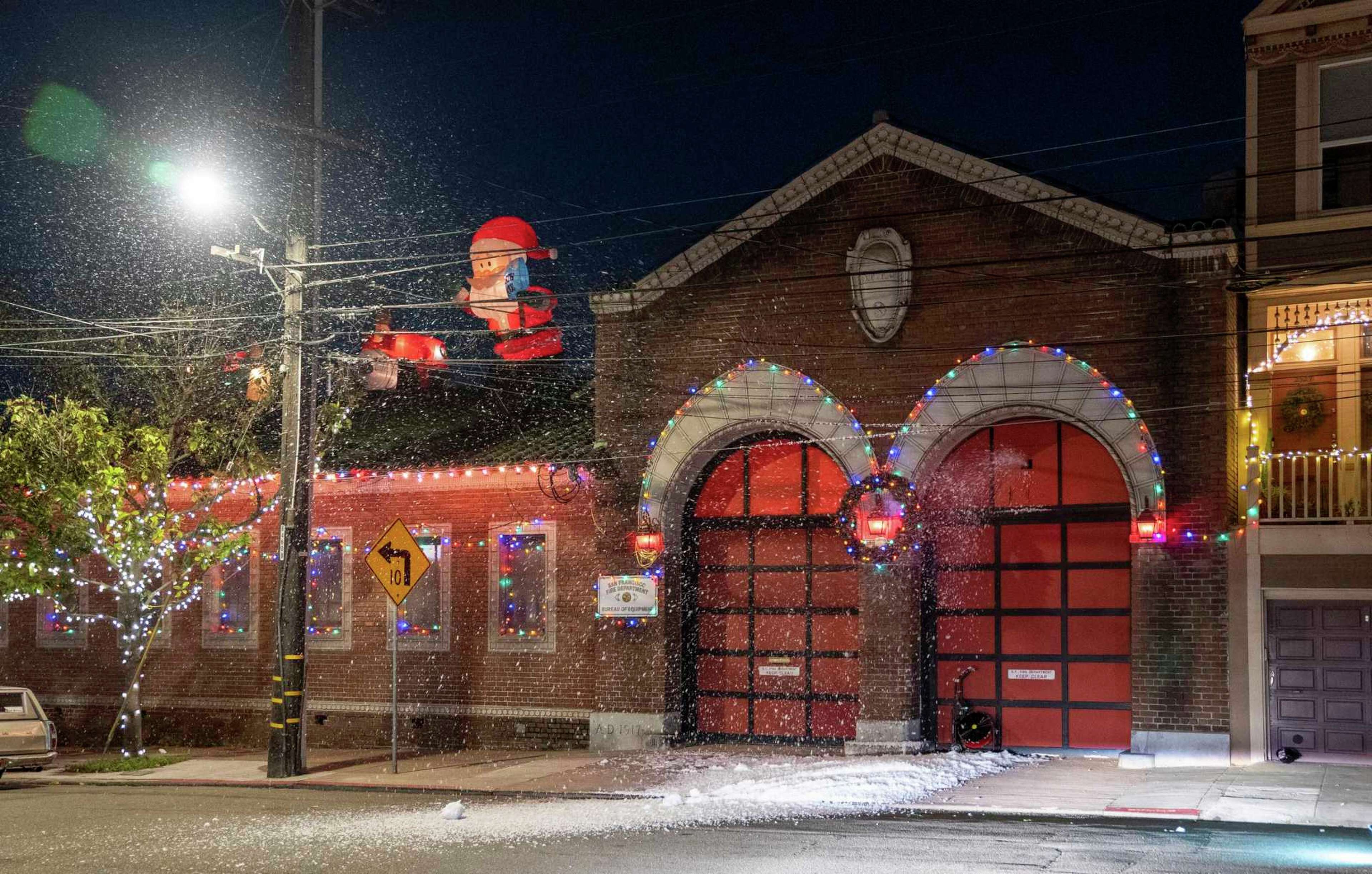 Where to see S.F. fire stations' holiday decorations this Christmas