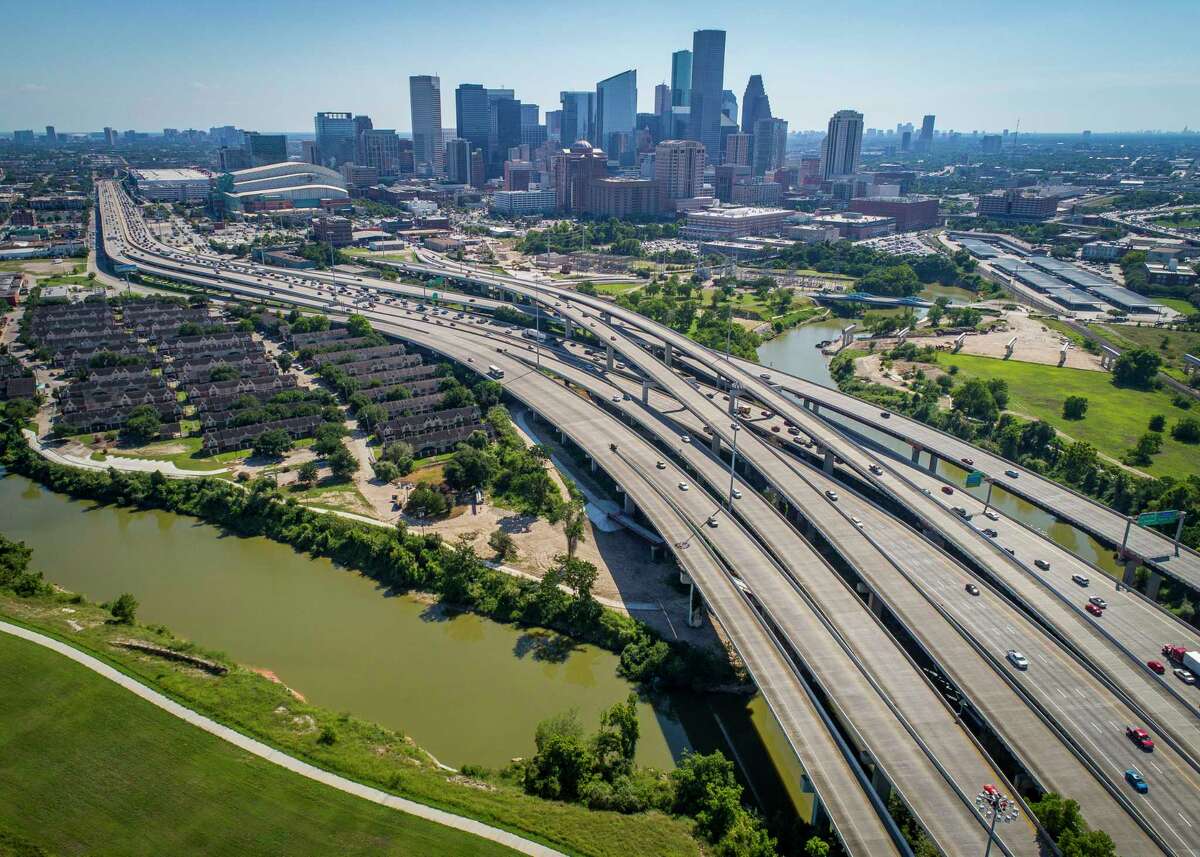 Aerial View Downtown Houston Breathtaking Aerial View Of Houston's