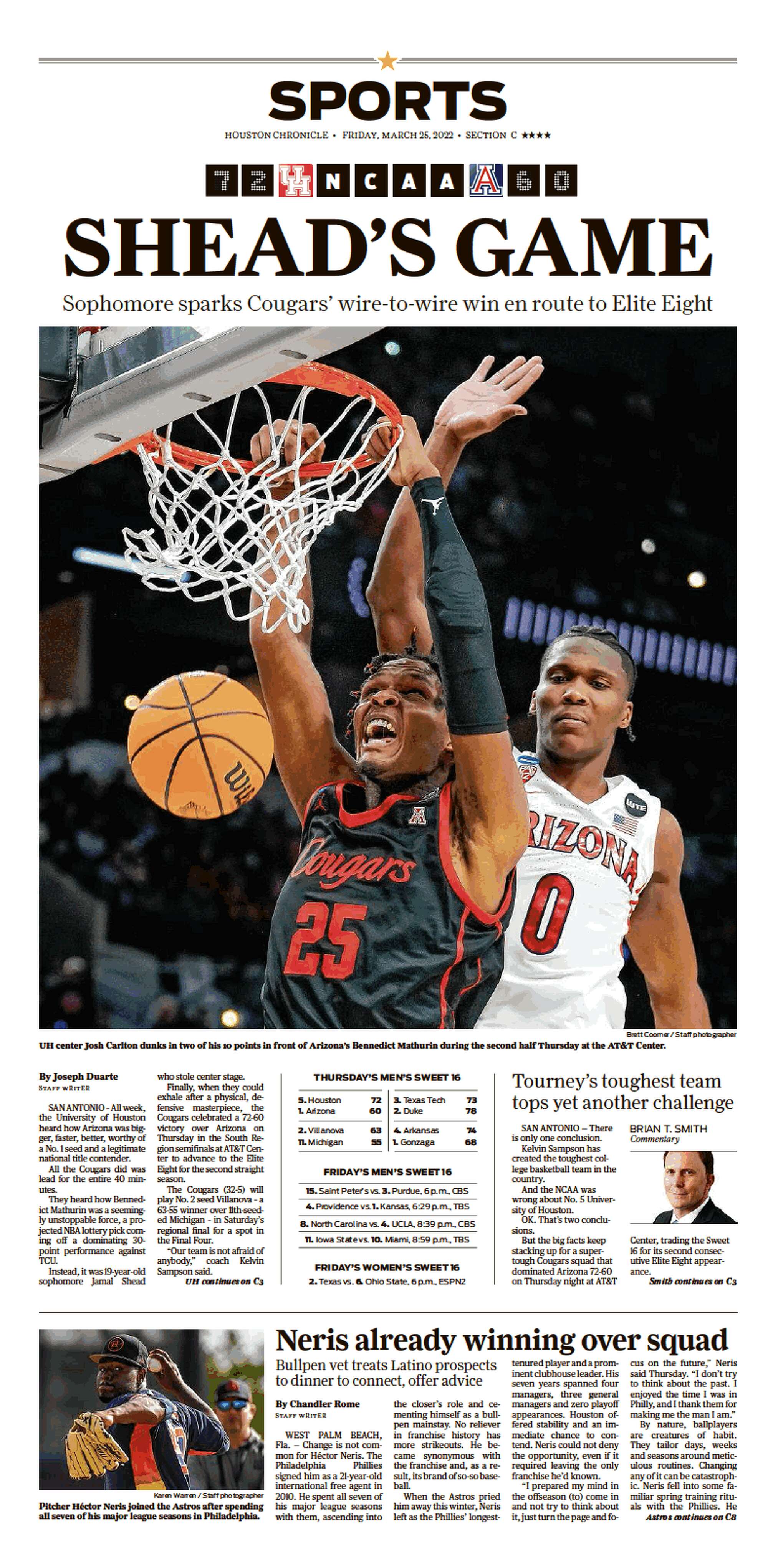 March Madness: Houston Cougars' history in Sweet 16