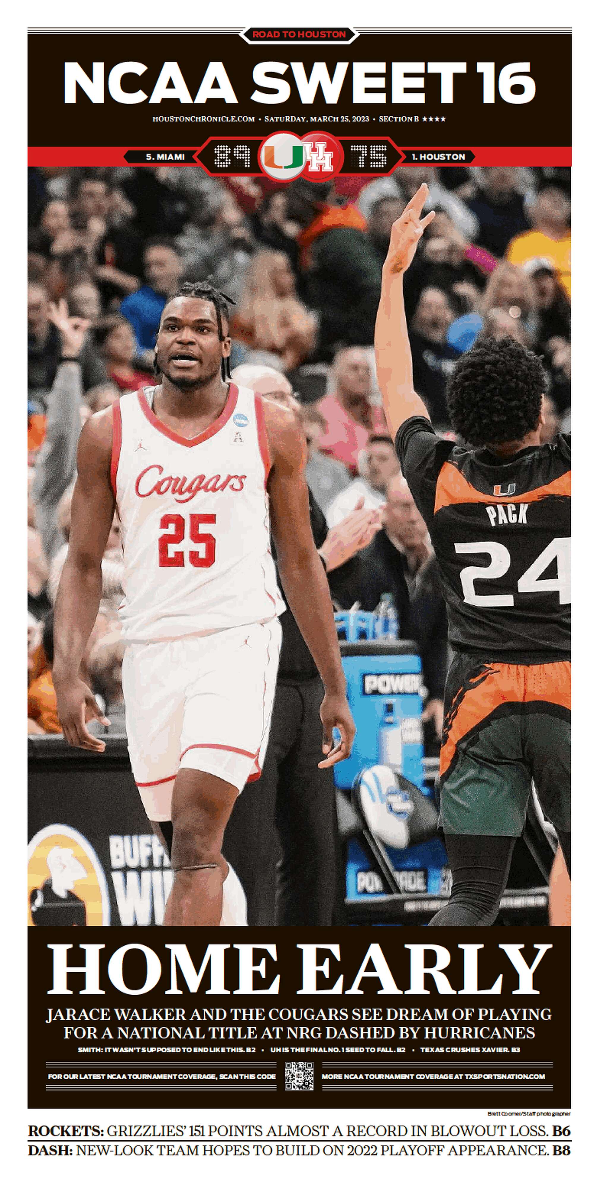 March Madness: Houston Cougars' history in Sweet 16