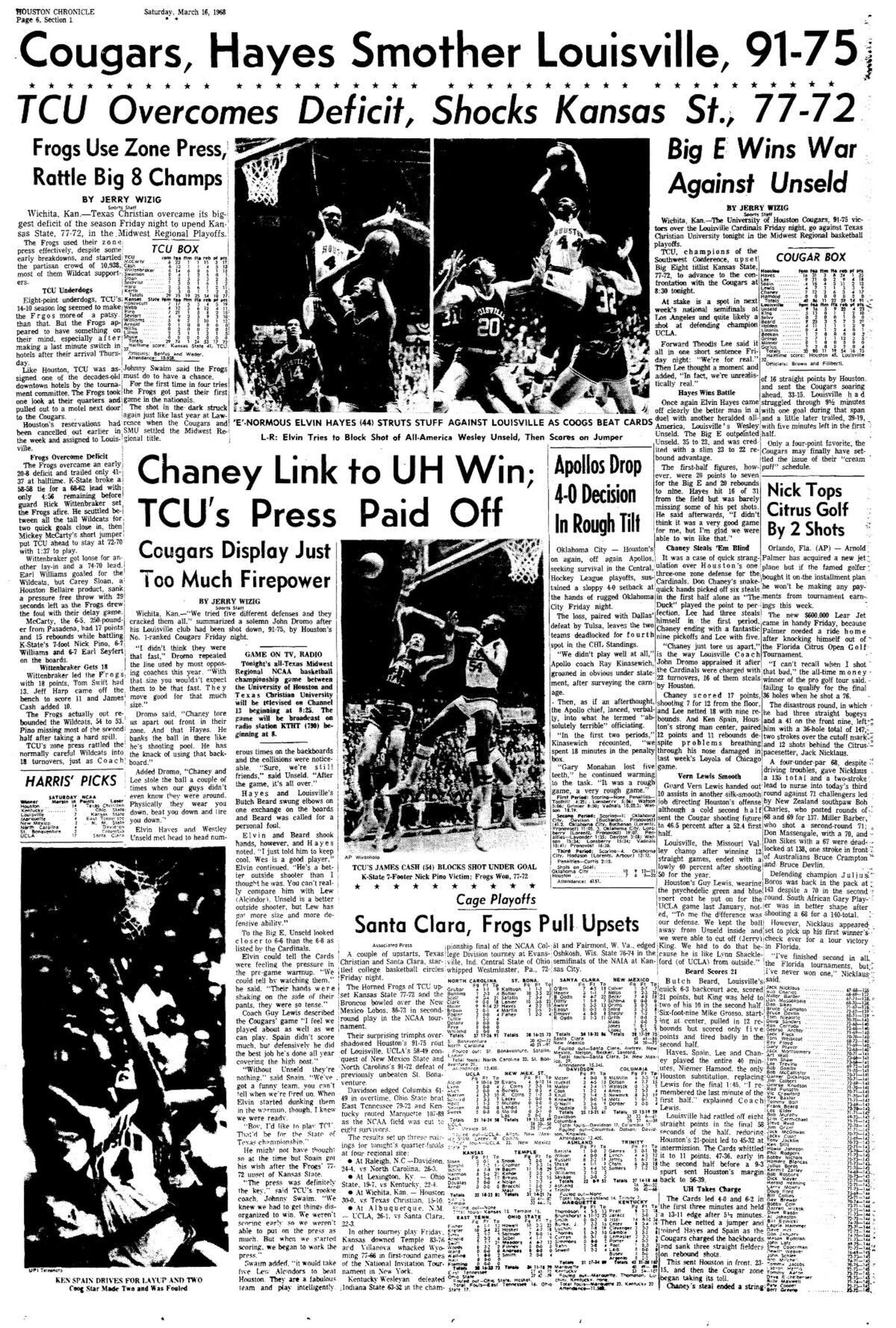 March Madness: Houston Cougars' history in Sweet 16