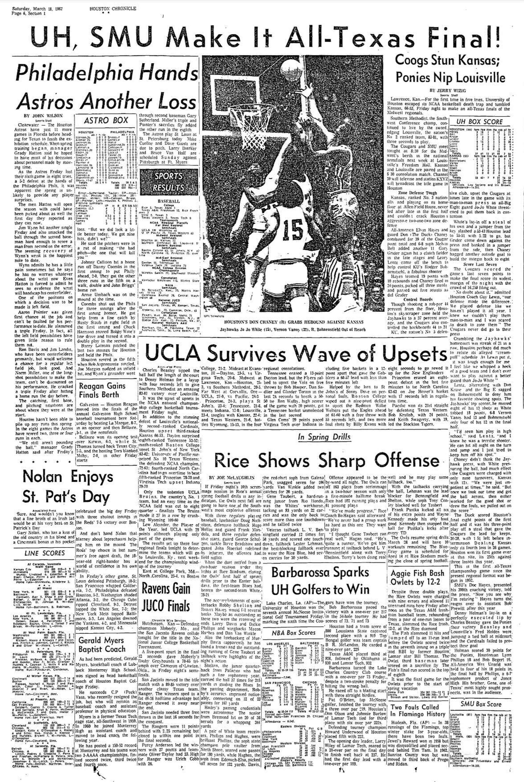 March Madness: Houston Cougars' history in Sweet 16