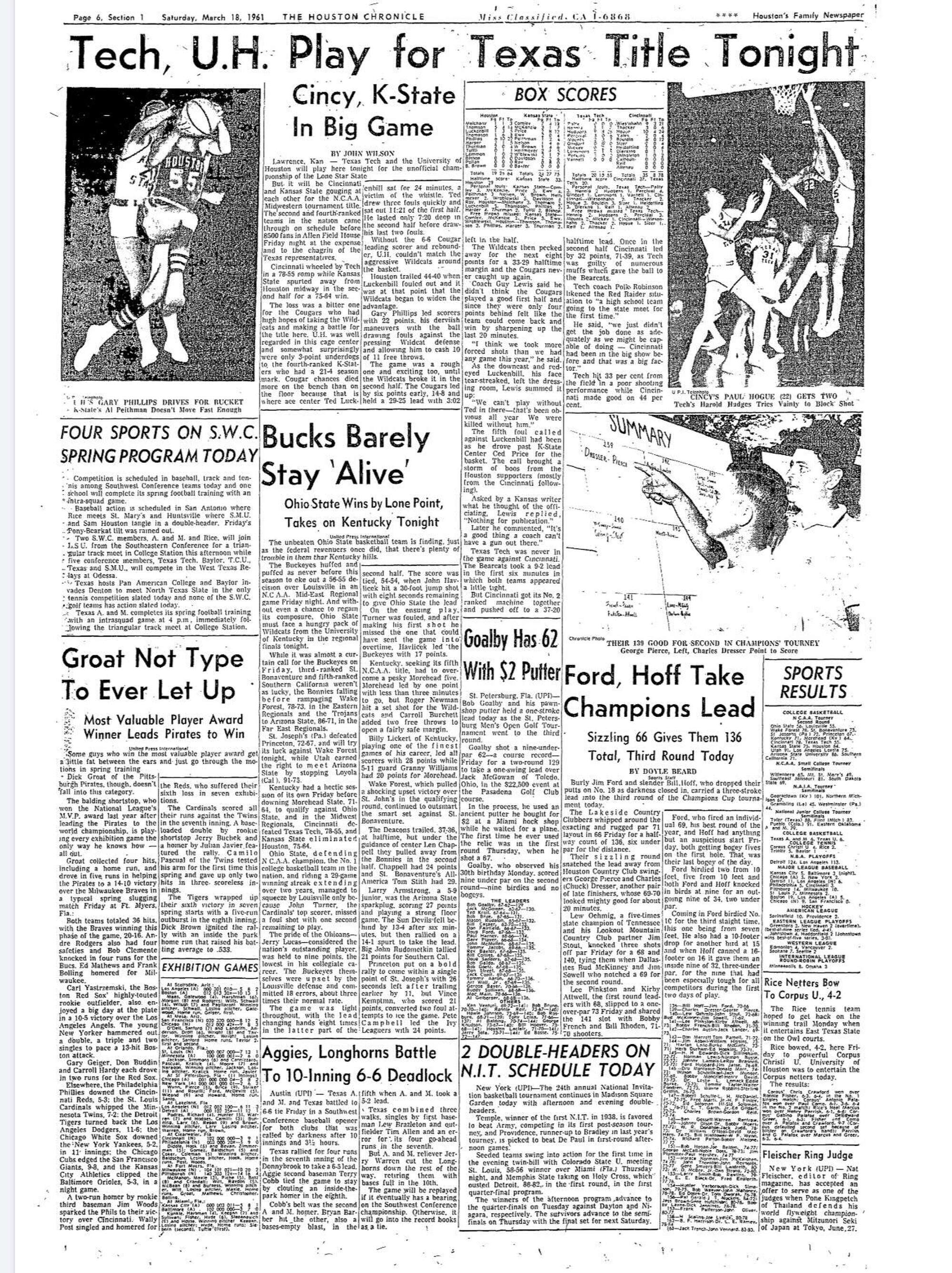 March Madness: Houston Cougars' history in Sweet 16