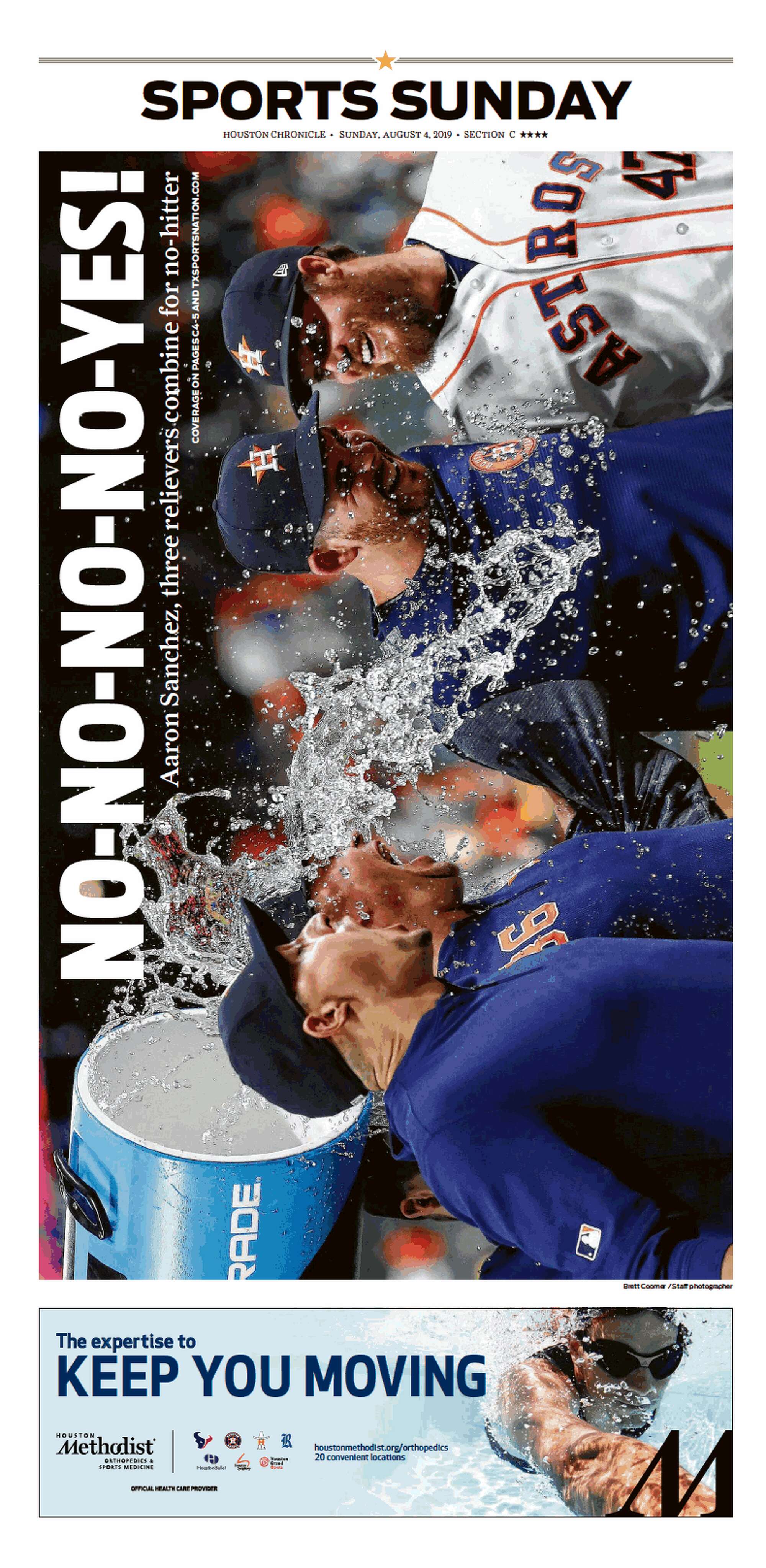 Houston Astros' no-hitter history