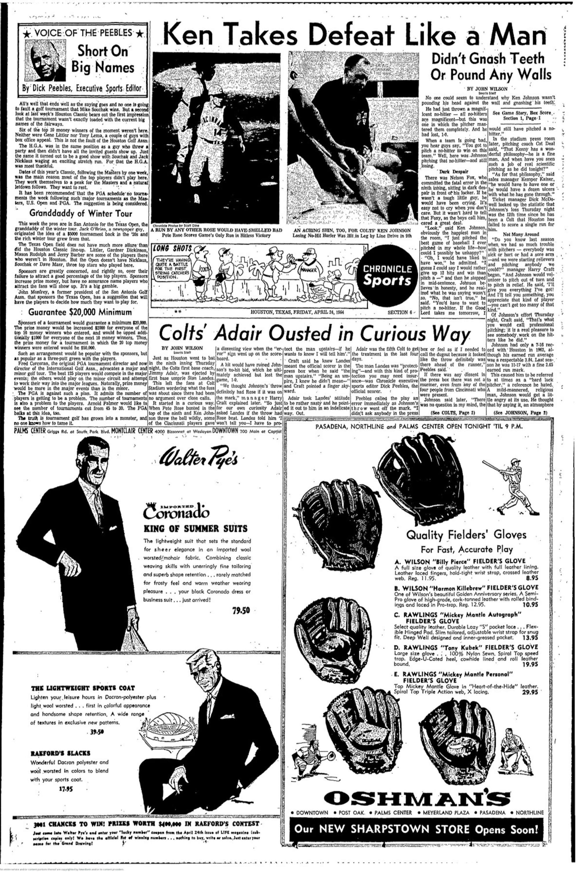 Houston Astros' no-hitter history