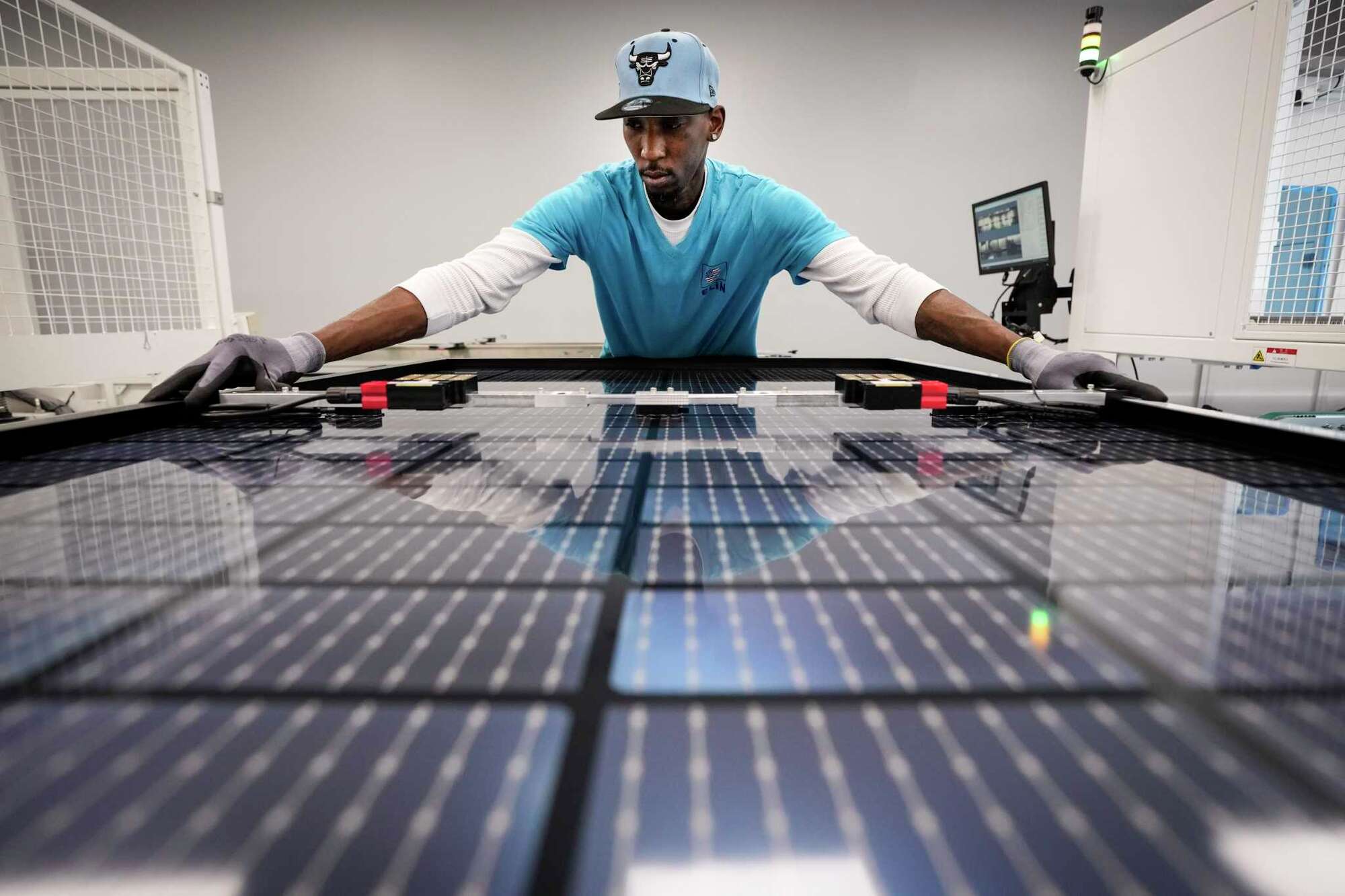 A tour of Elin Energy, the new solar panel facility based in Brookshire ...