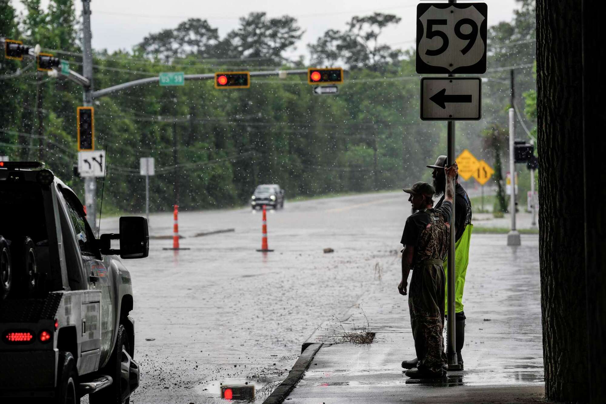 Houston-area extreme weather floods homes, forces evacuations