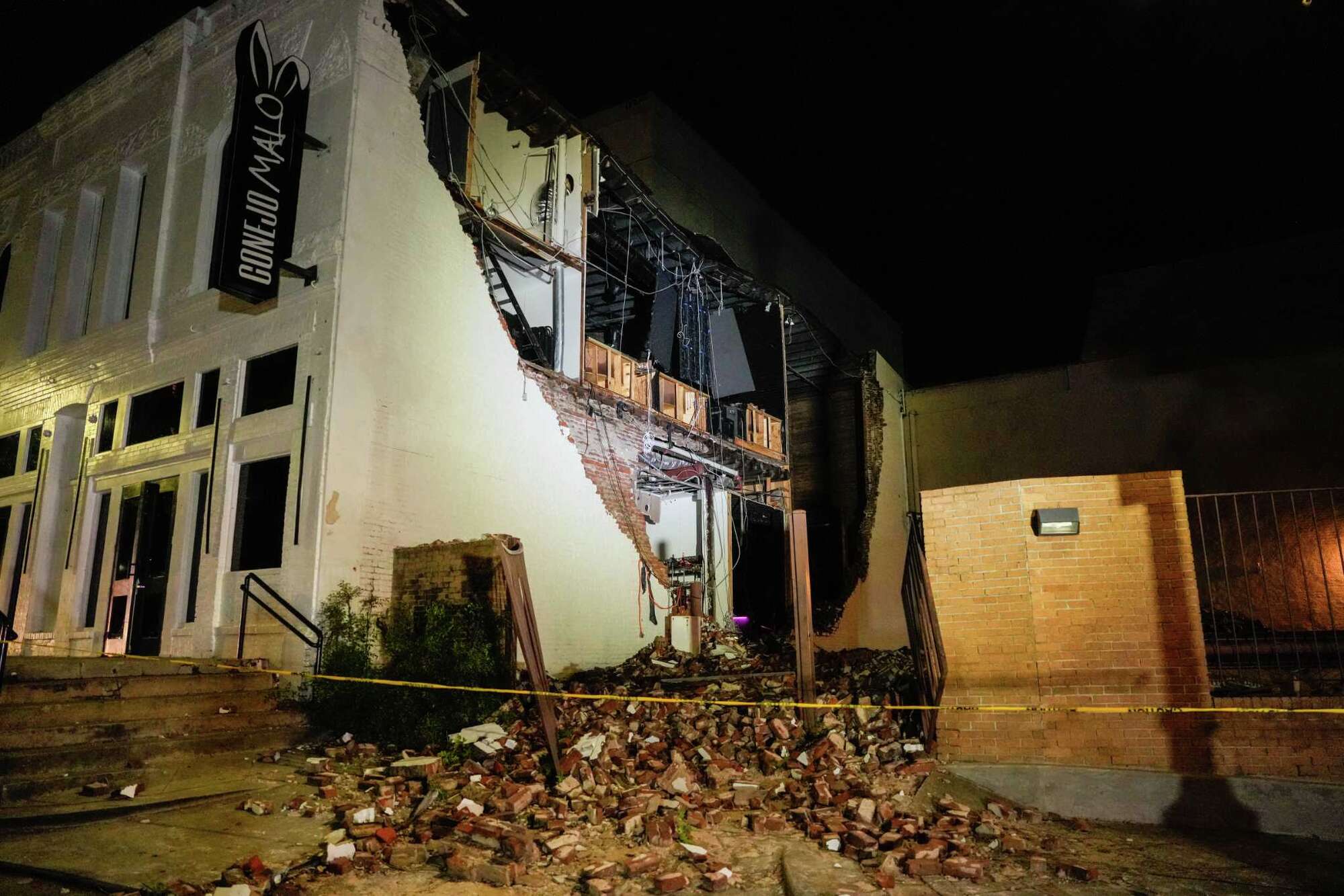 Photos: Houston storm with hurricane-like winds causes destruction