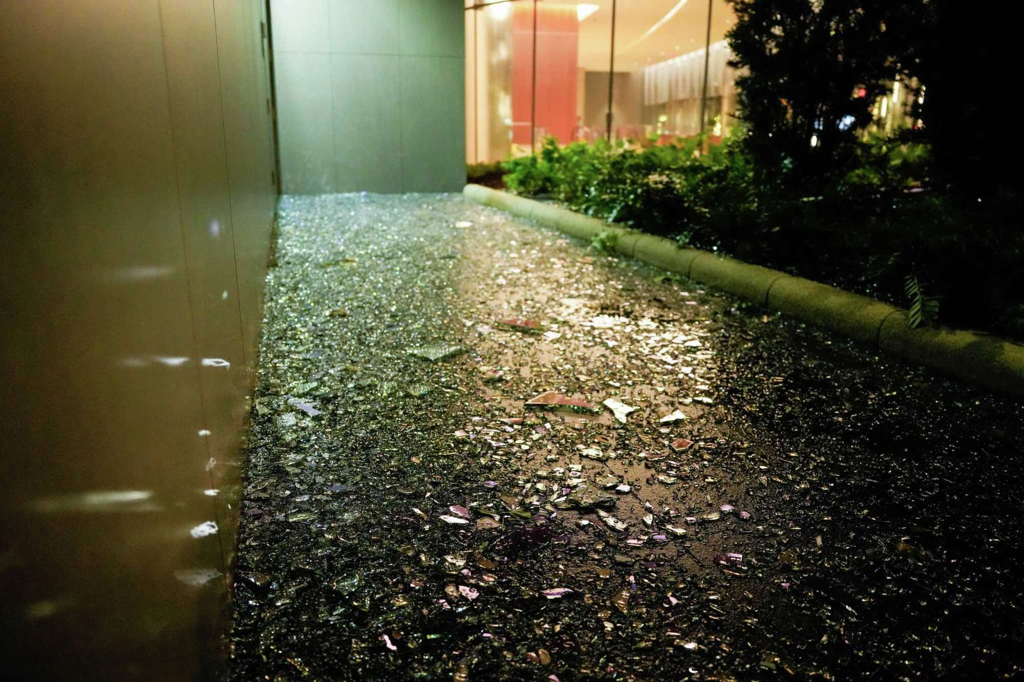 Photos: Houston storm with hurricane-like winds causes destruction