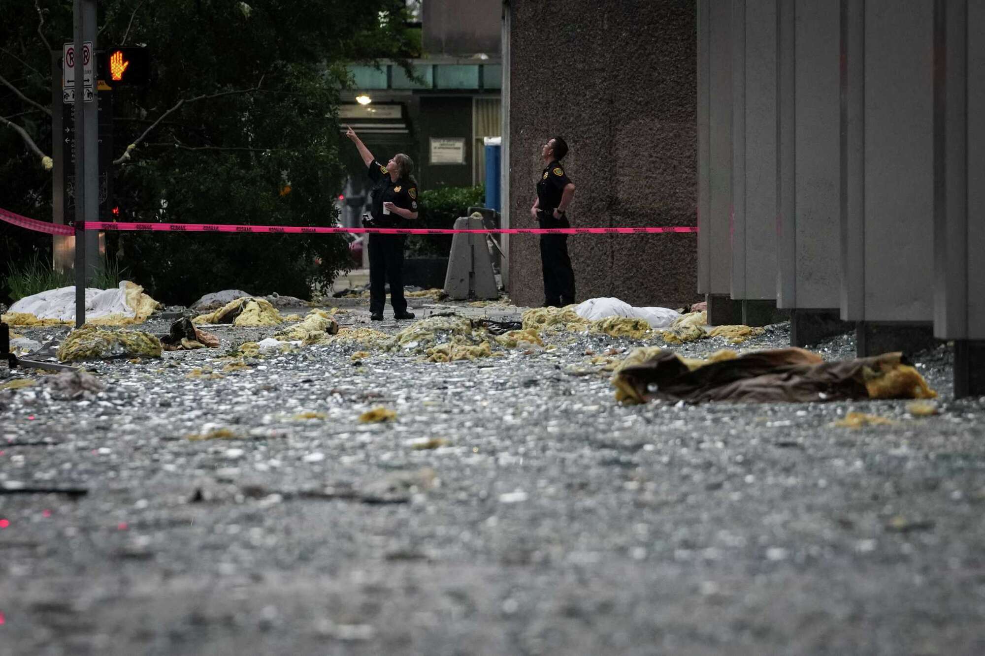 Photos: Houston storm with hurricane-like winds causes destruction