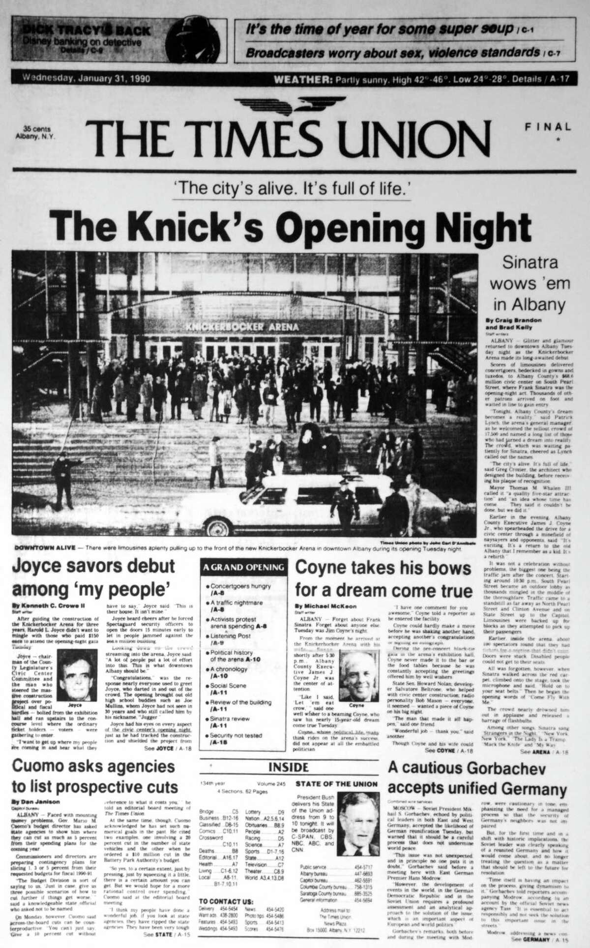 A timeline of Times Union, Albany history since 1924