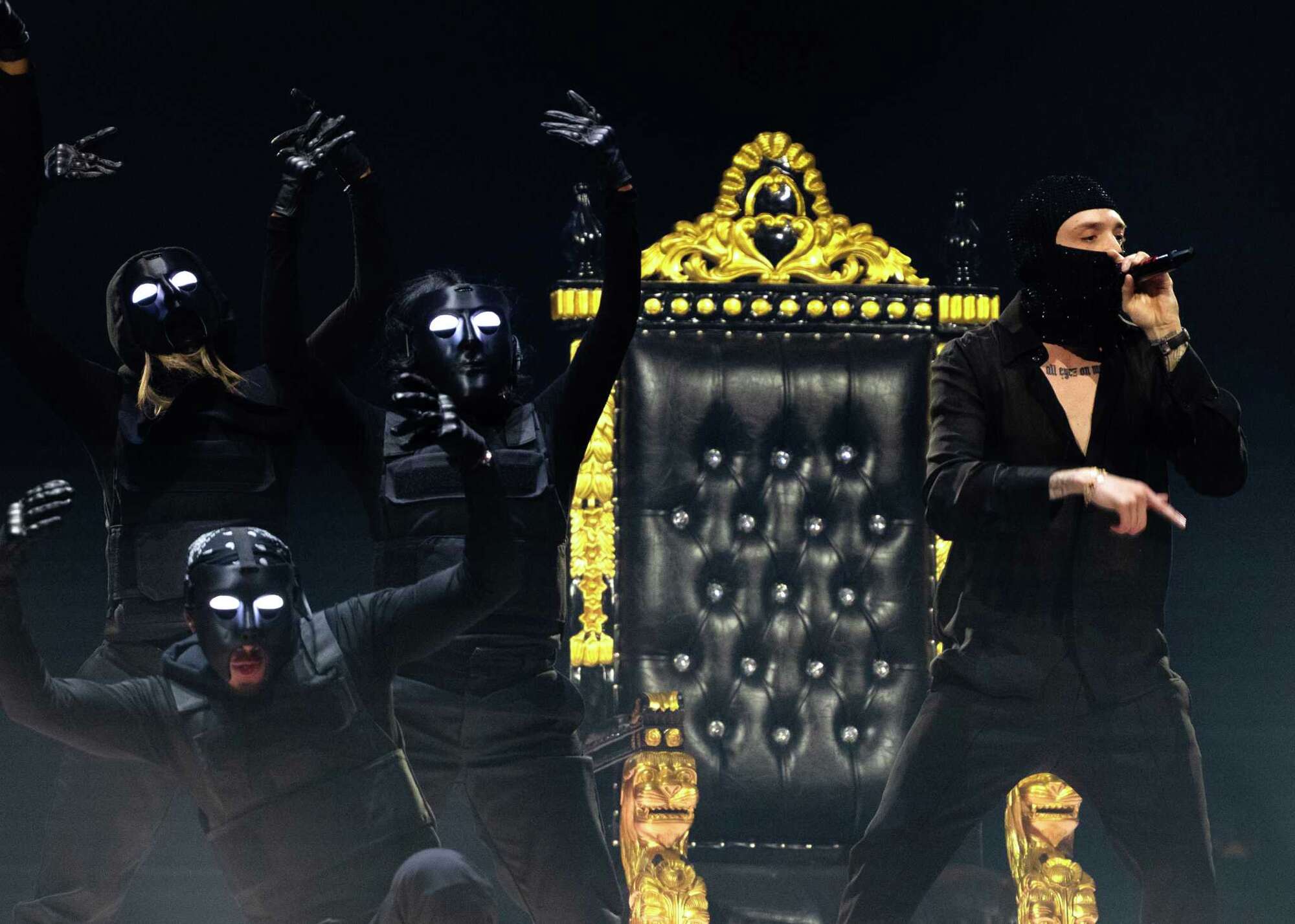 See photos from Peso Pluma's Éxodo tour in Houston