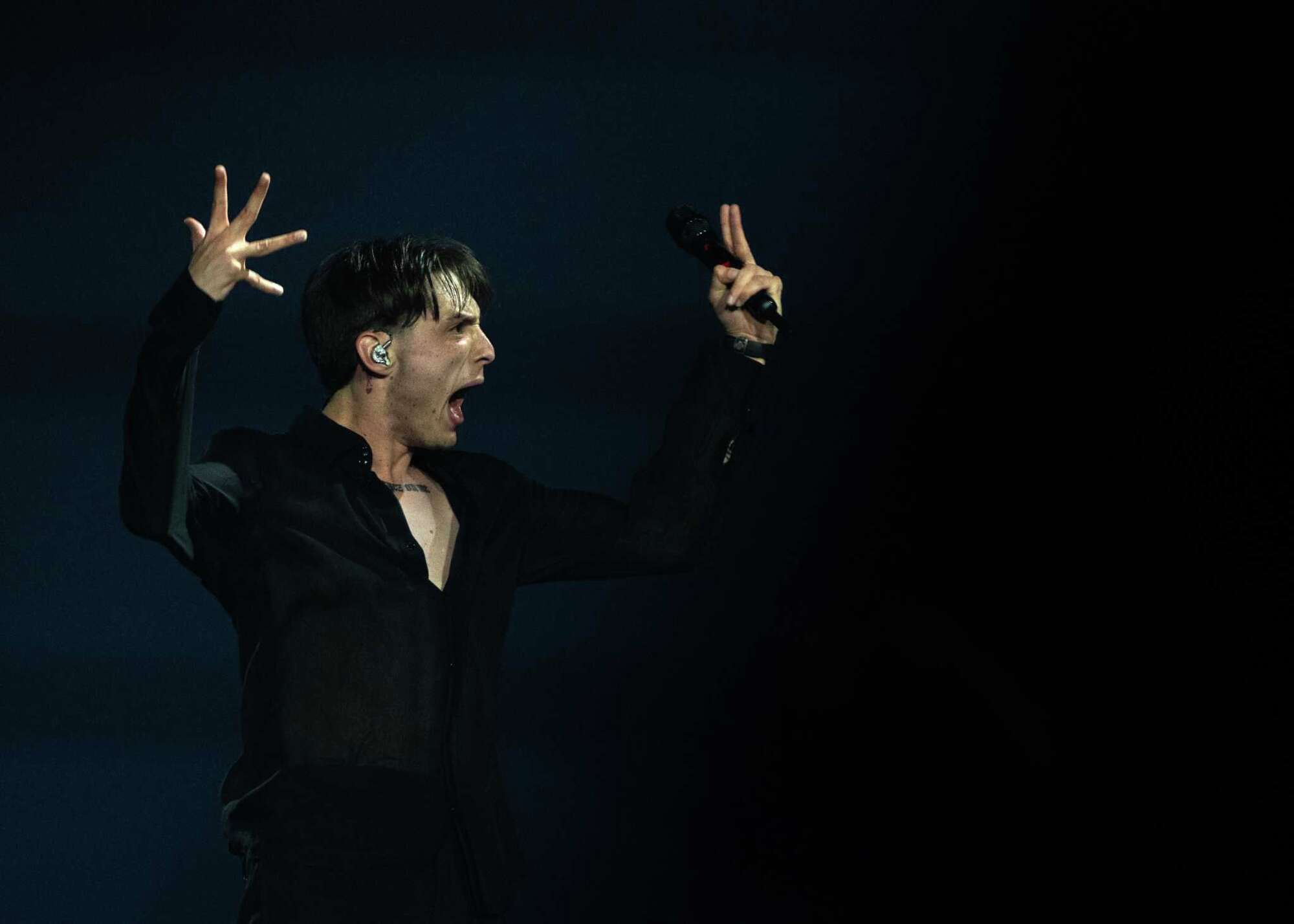 See photos from Peso Pluma's Éxodo tour in Houston