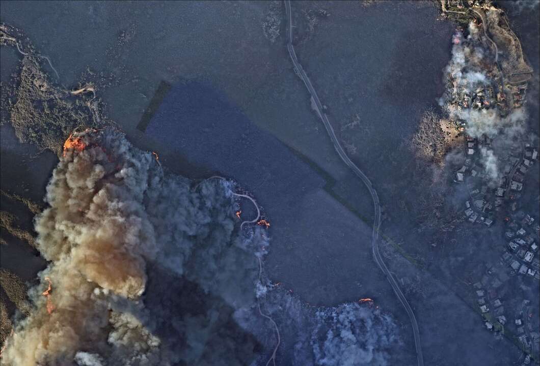 L.A. fires: Satellite, aerial images show wildfire destruction