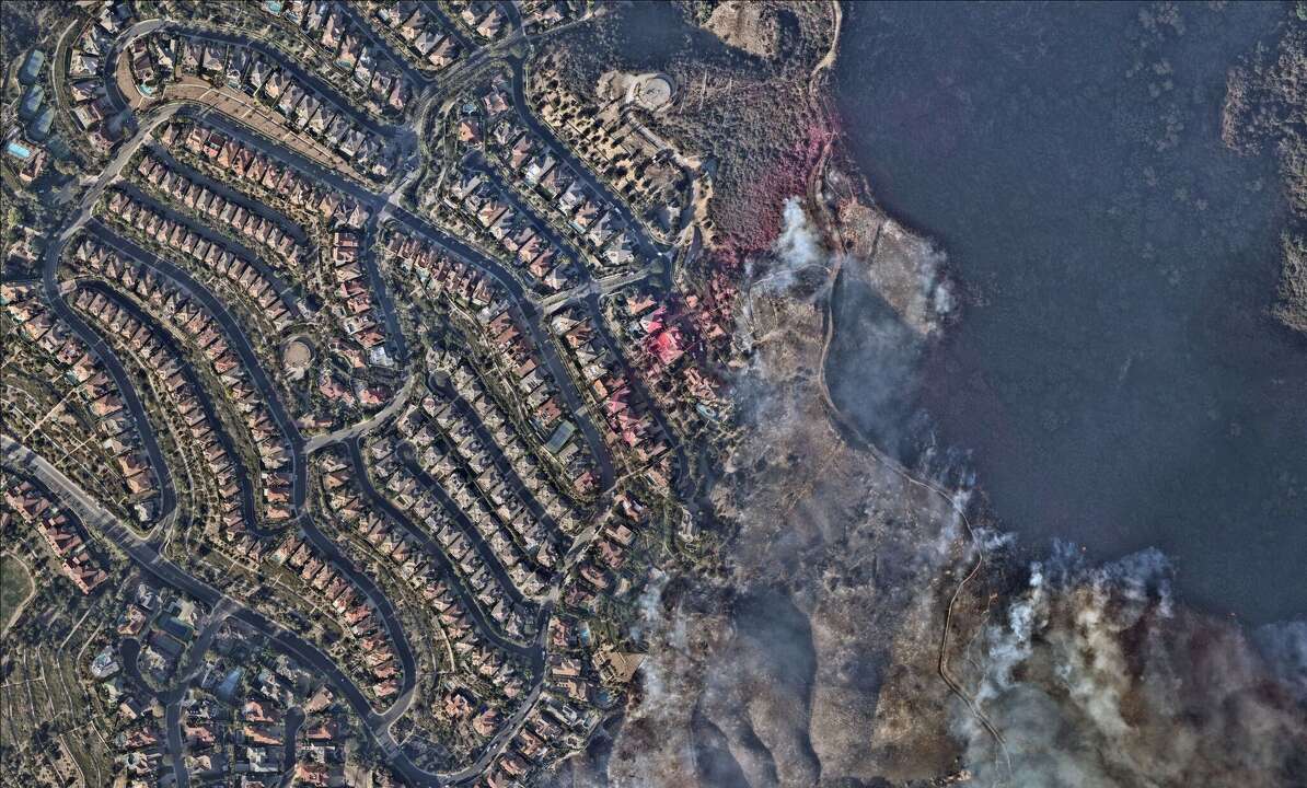 L.A. fires: Satellite, aerial images show wildfire destruction