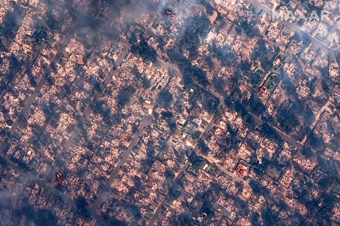 L.A. fires: Satellite, aerial images show wildfire destruction