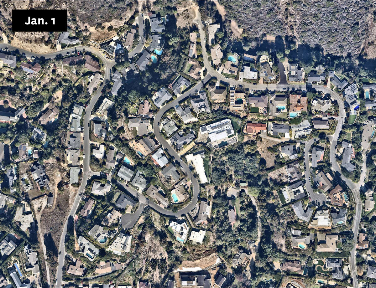 L.A. fires: Satellite, aerial images show wildfire destruction