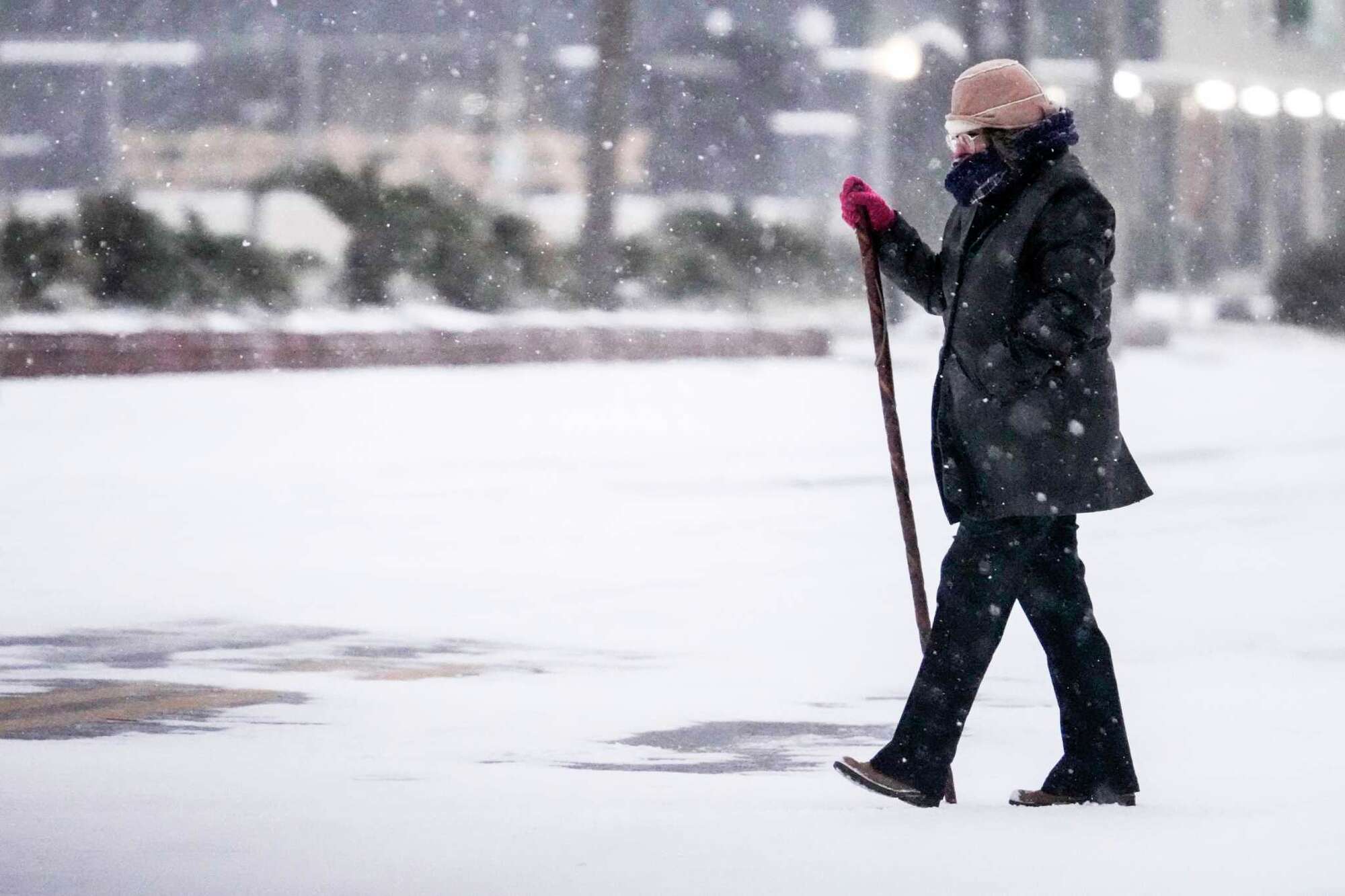Photos: Historic winter storm blankets Houston in snow and ice