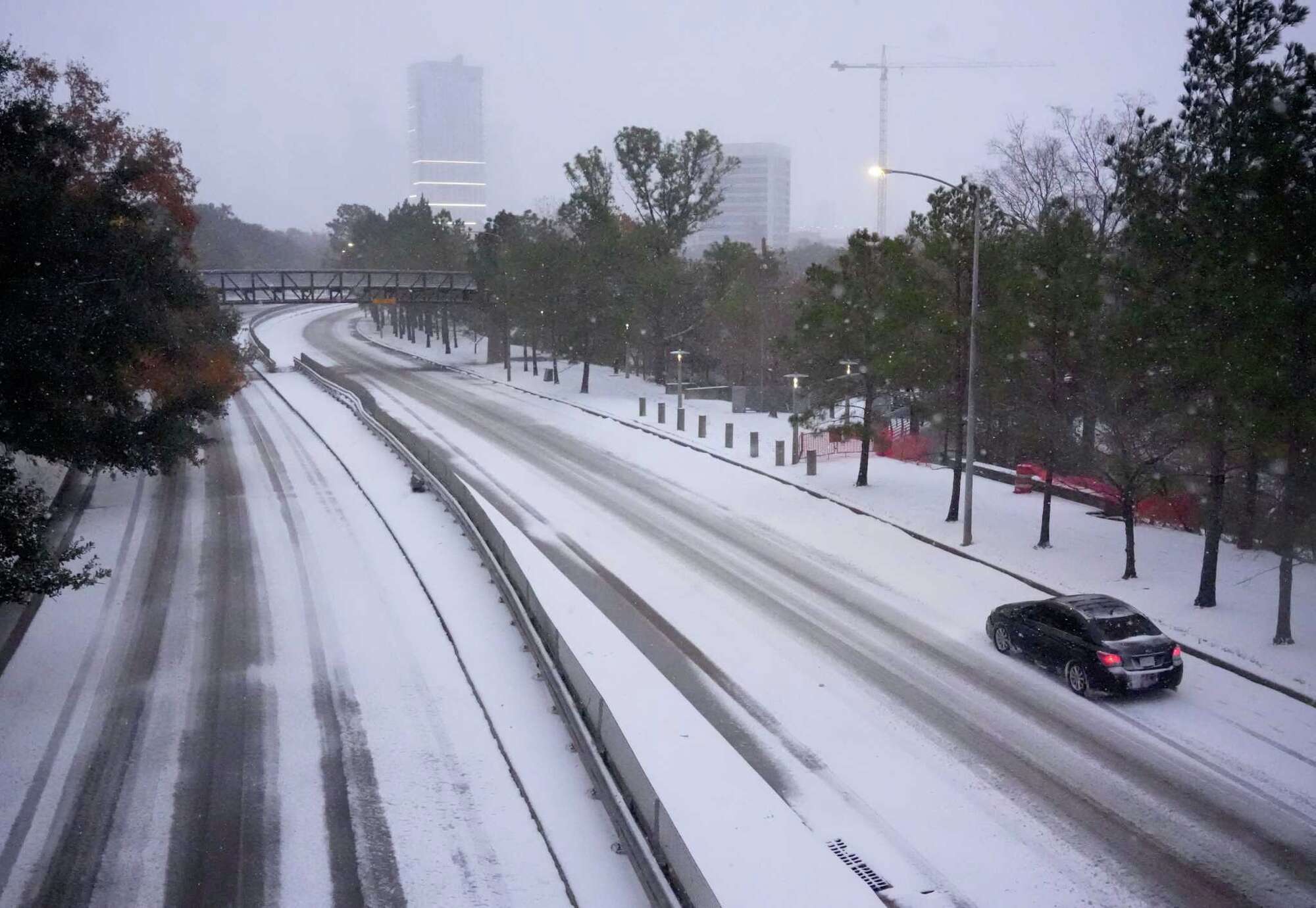 Photos: Historic winter storm blankets Houston in snow and ice