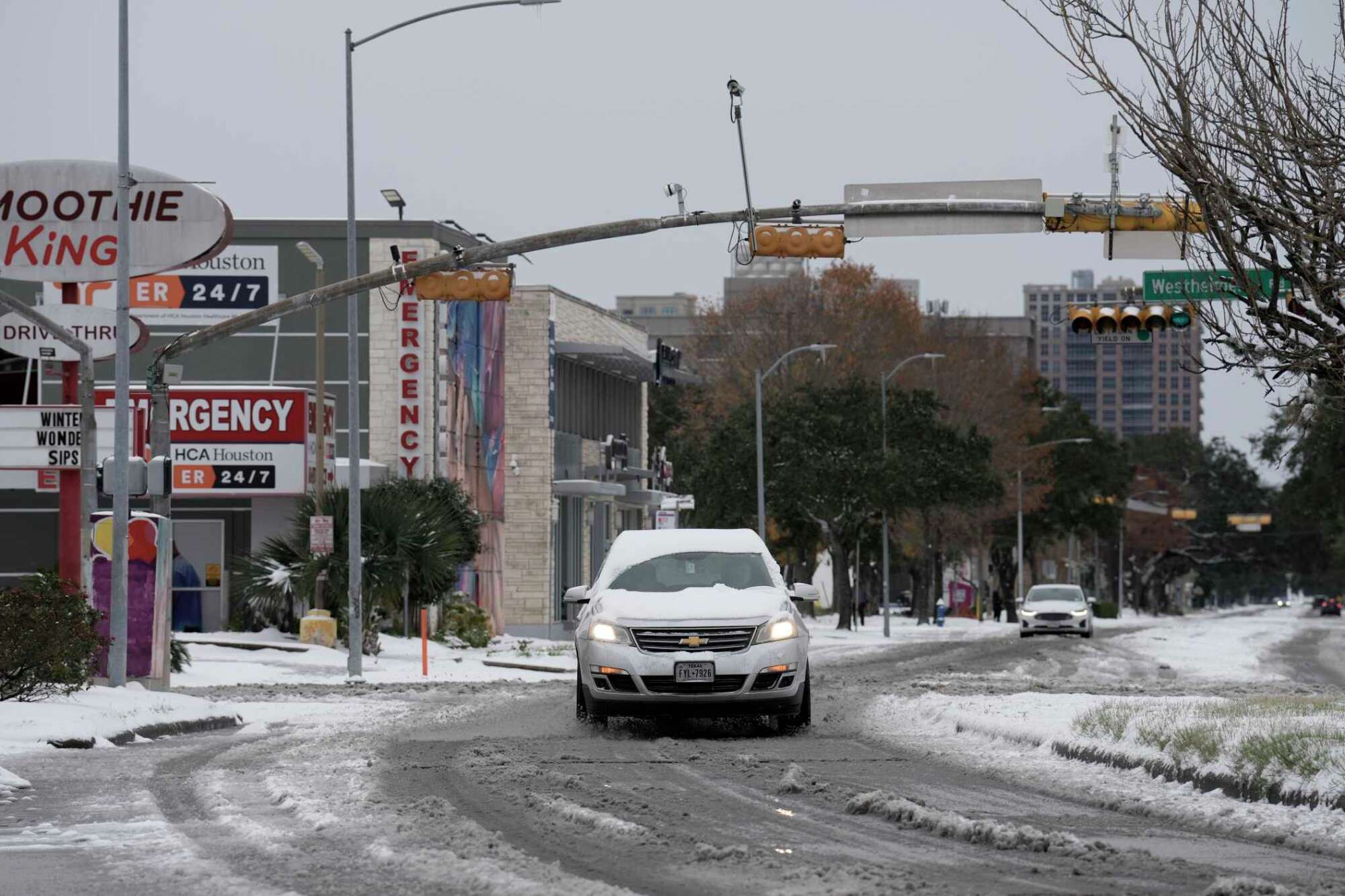 Photos: Historic winter storm blankets Houston in snow and ice