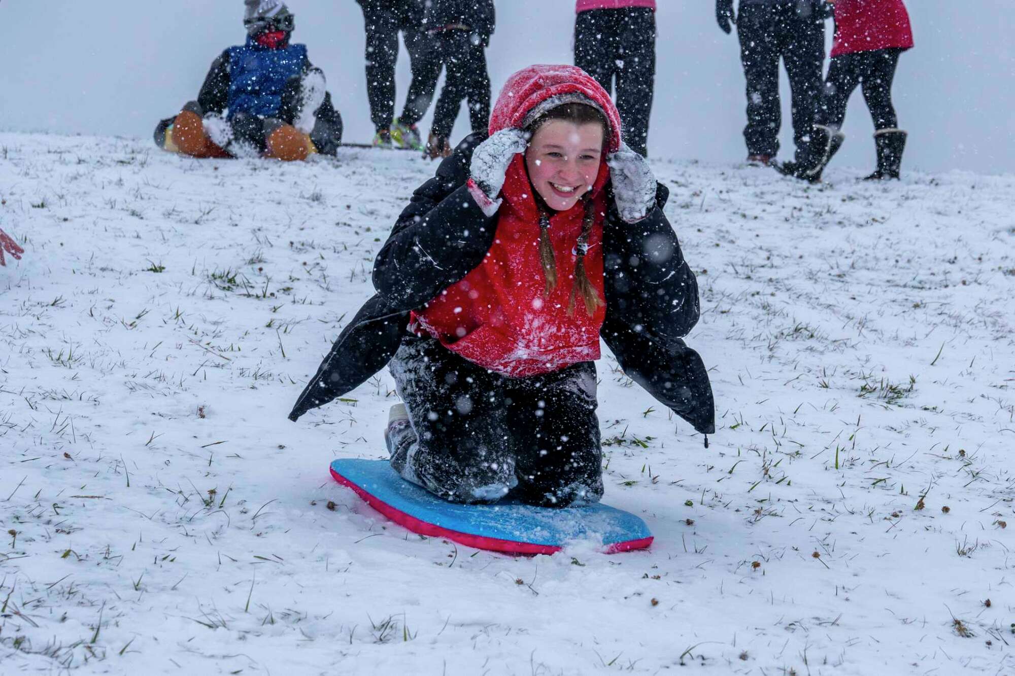 Photos: Historic winter storm blankets Houston in snow and ice