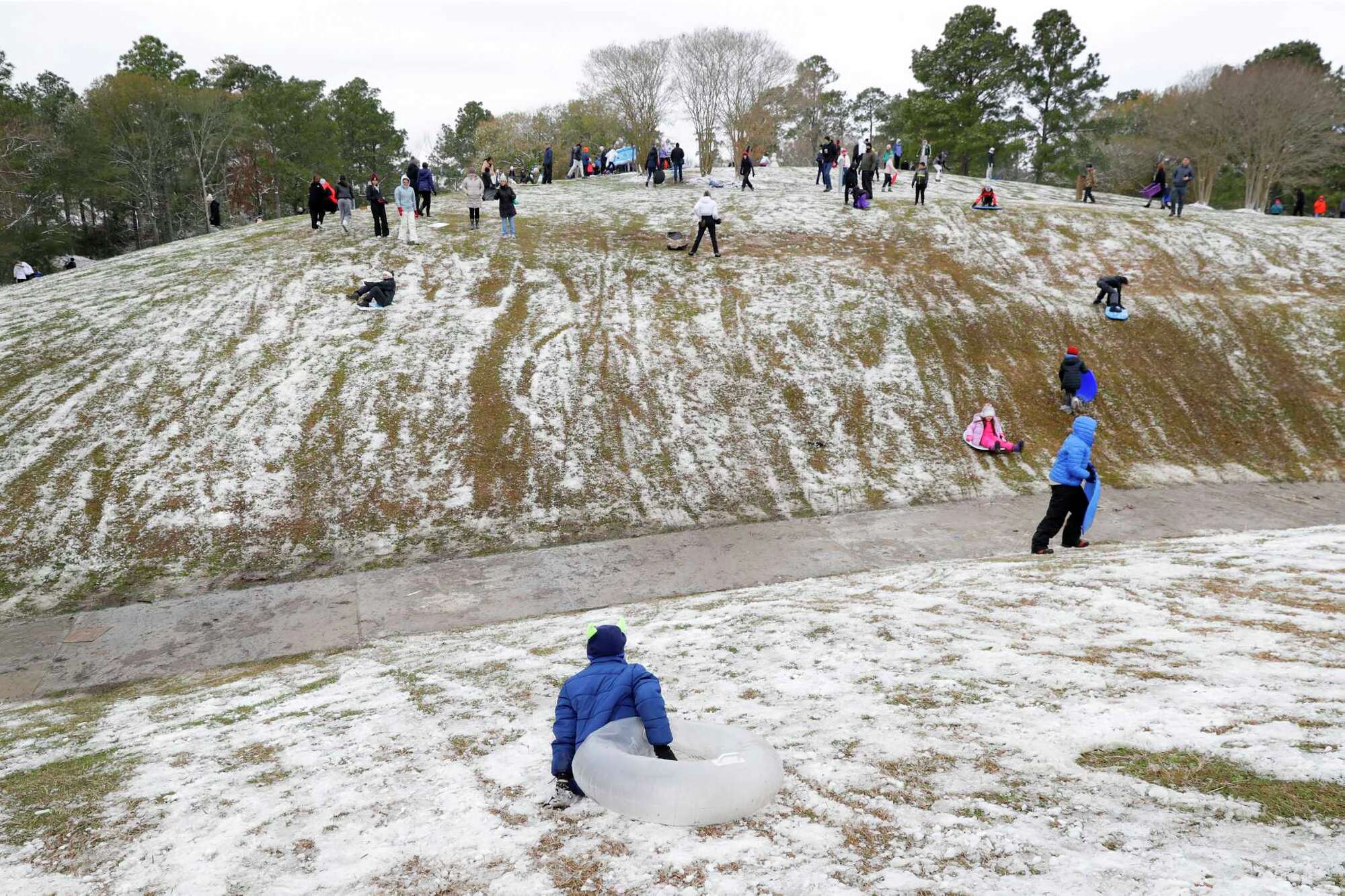 Photos: Historic winter storm blankets Houston in snow and ice