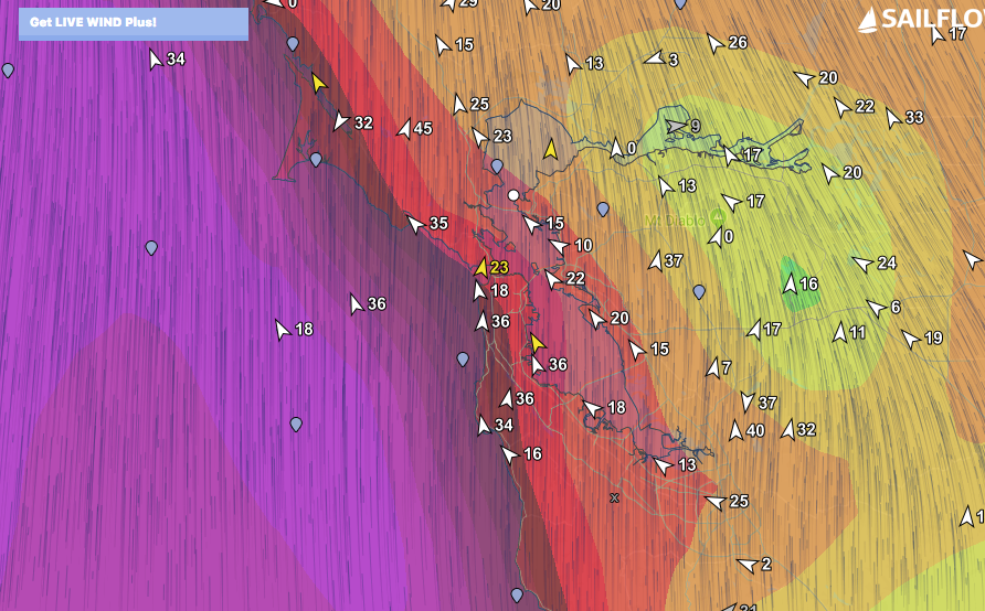 Gale-force winds, 70MPH gusts forecast to slam Bay Area