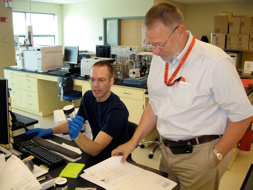 In New London lab, USCG figures out where tar balls came from
