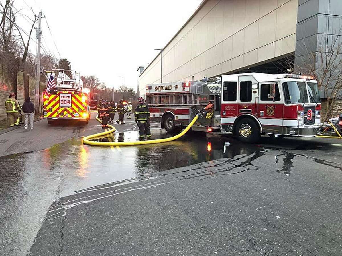 Firefighters extinguished dumpster fire at Target in Trumbull mall