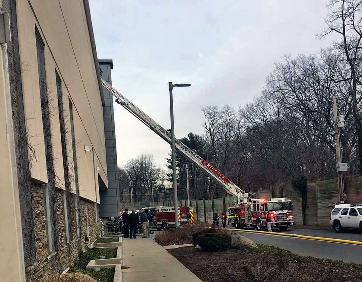 Firefighters extinguished dumpster fire at Target in Trumbull mall