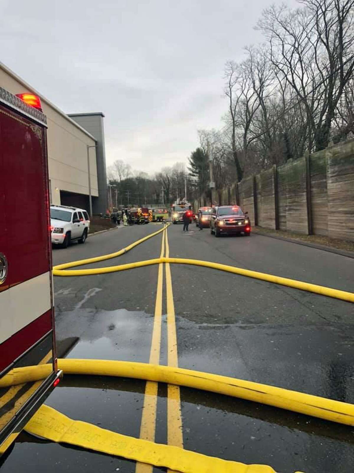 Firefighters extinguished dumpster fire at Target in Trumbull mall