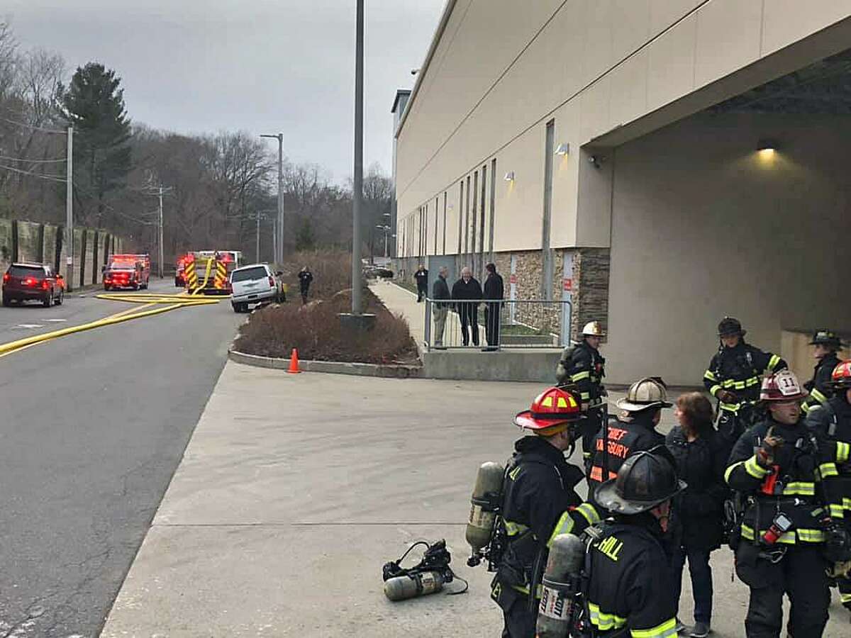 Firefighters extinguished dumpster fire at Target in Trumbull mall